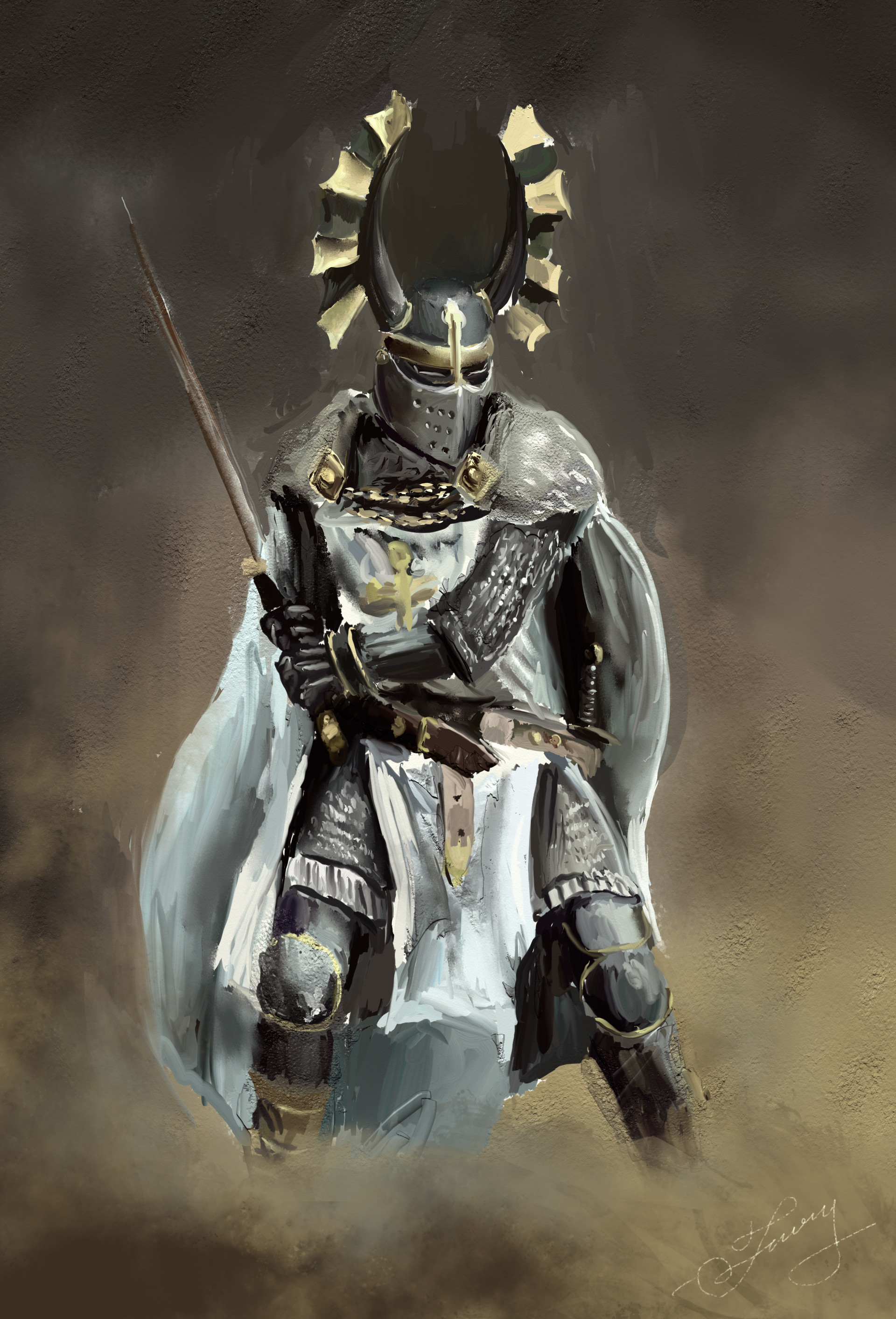 ArtStation - Knight (from reference)