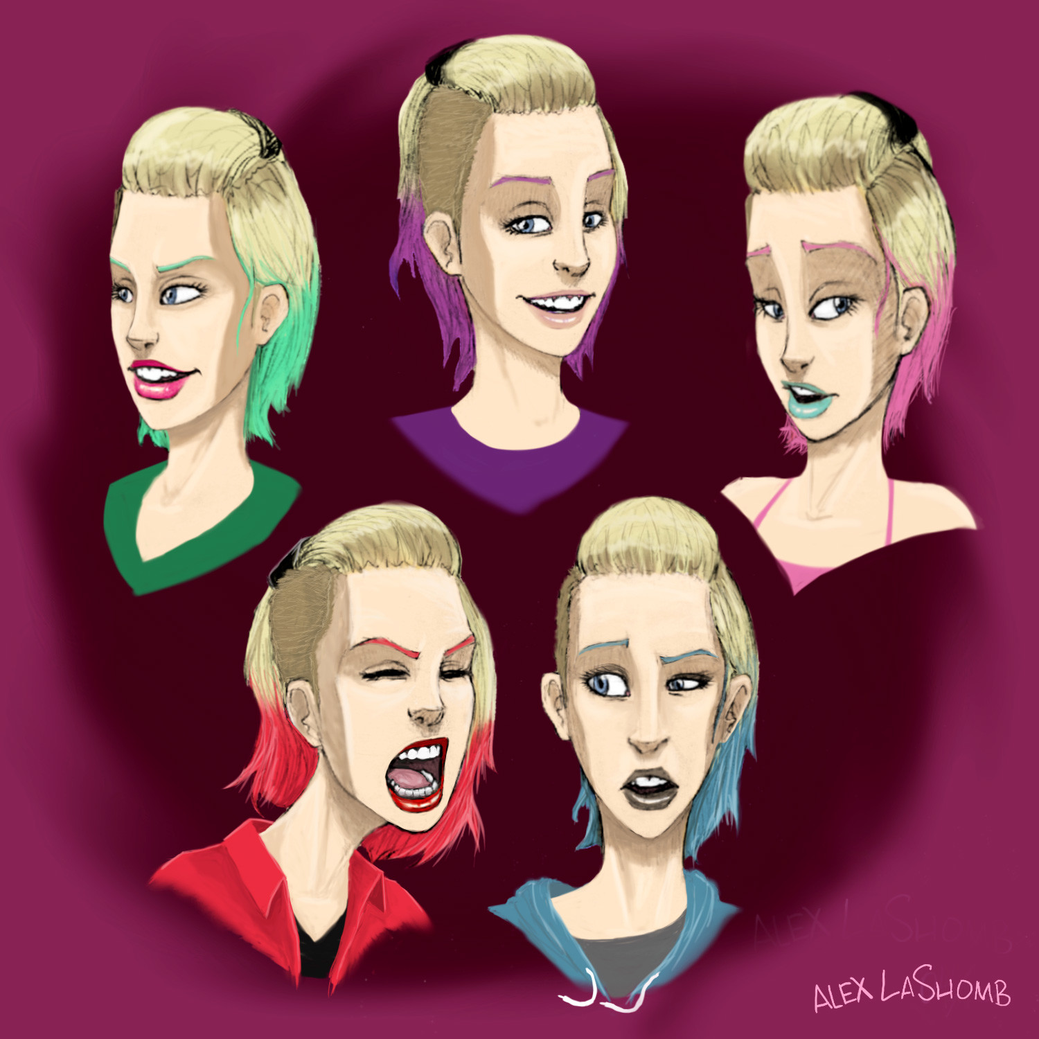 Alex LaShomb - Character Portraits