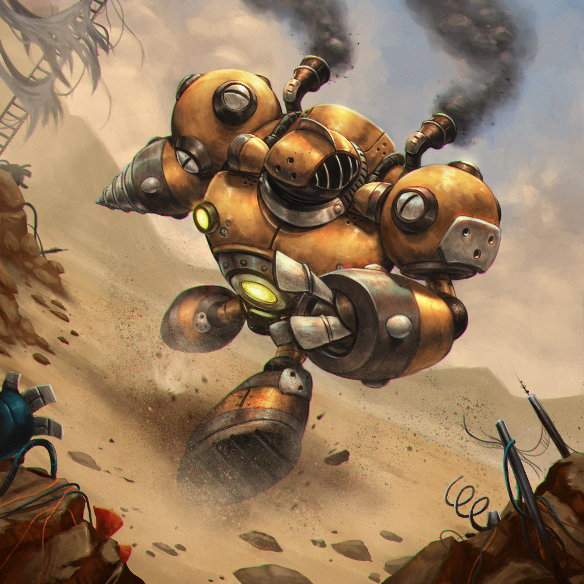 ArtStation - Steam Powered War Engine