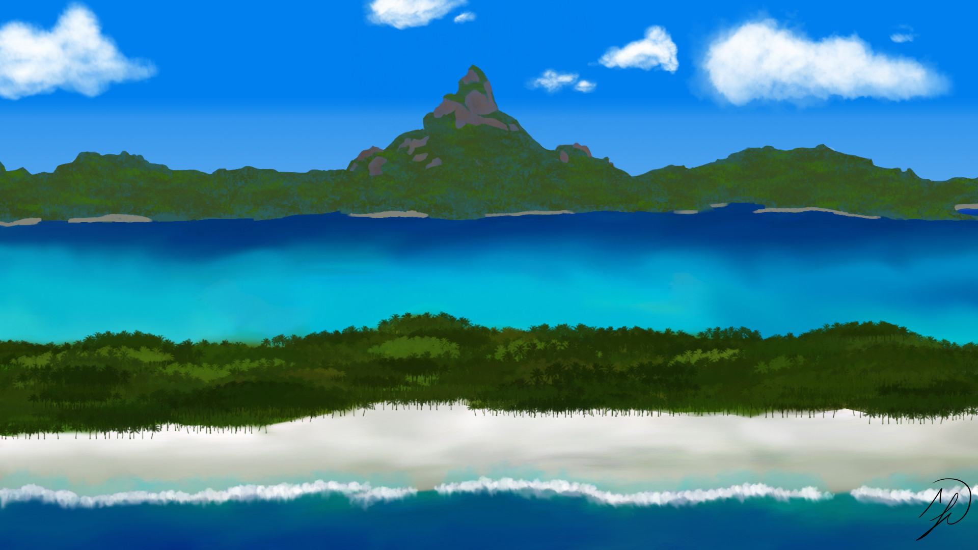 ArtStation - Natural Bora Bora