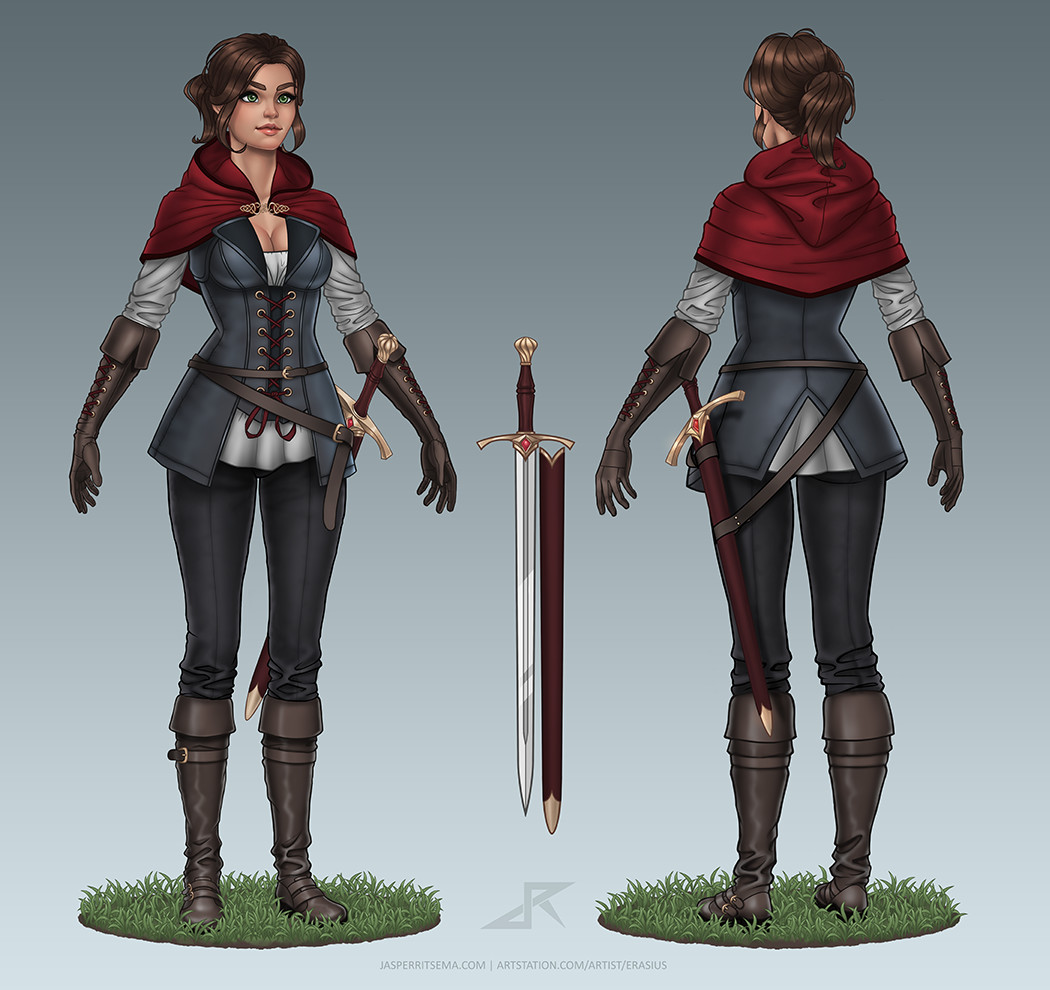 ArtStation - Red Riding hood Concept