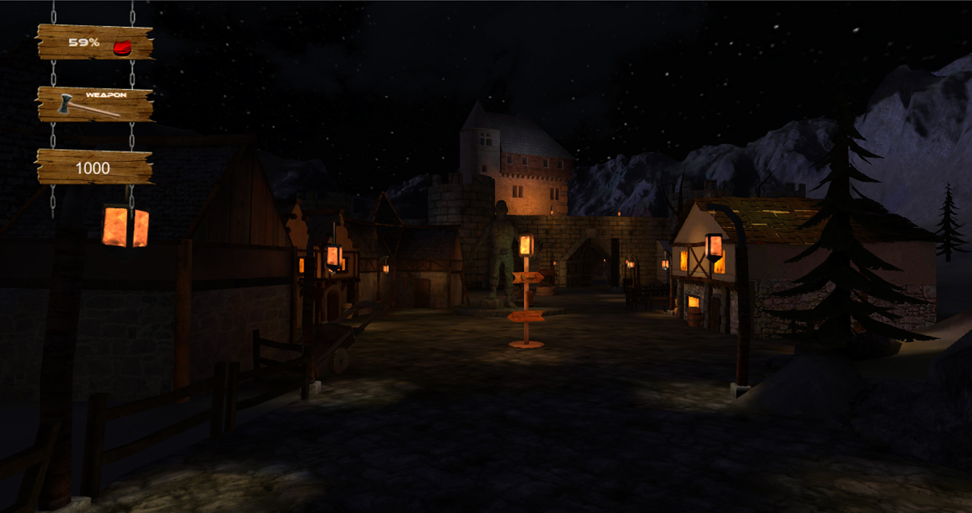 ArtStation - Medieval village [Student project]