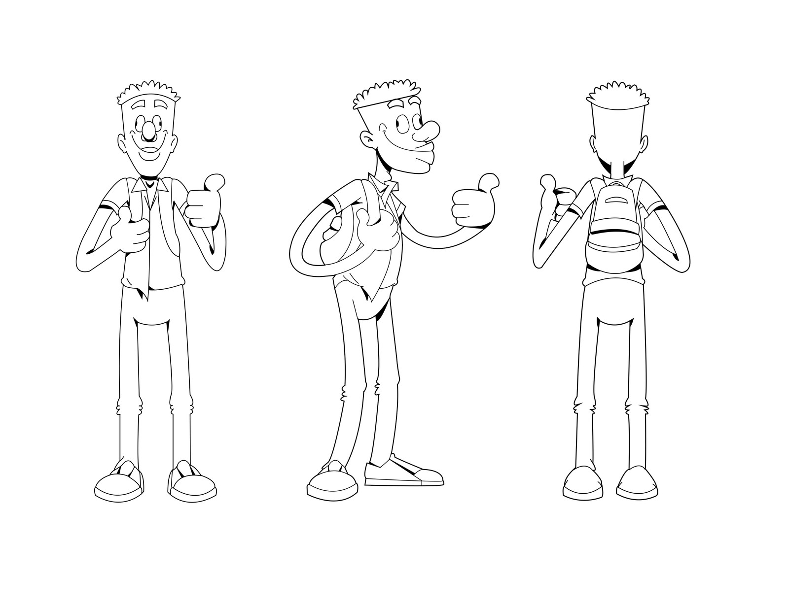 JoWayne McFarlane - CHARACTER DESIGNS & MODEL SHEETS FOR 2D ANIMATION