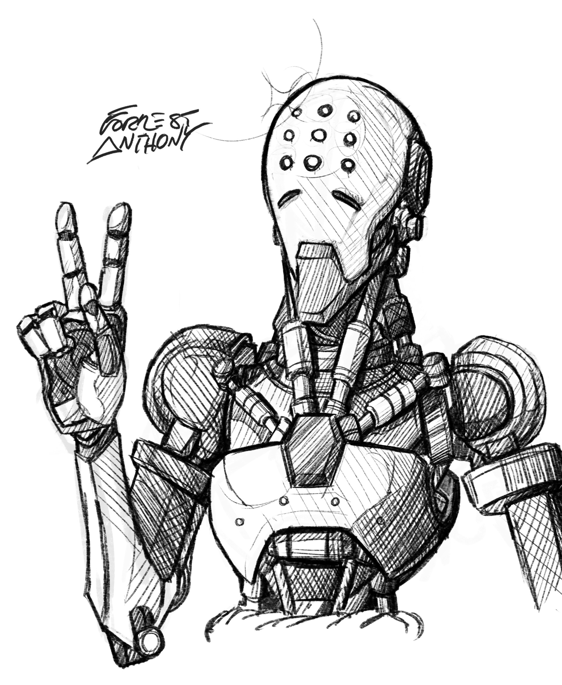 how to draw overwatch heroes