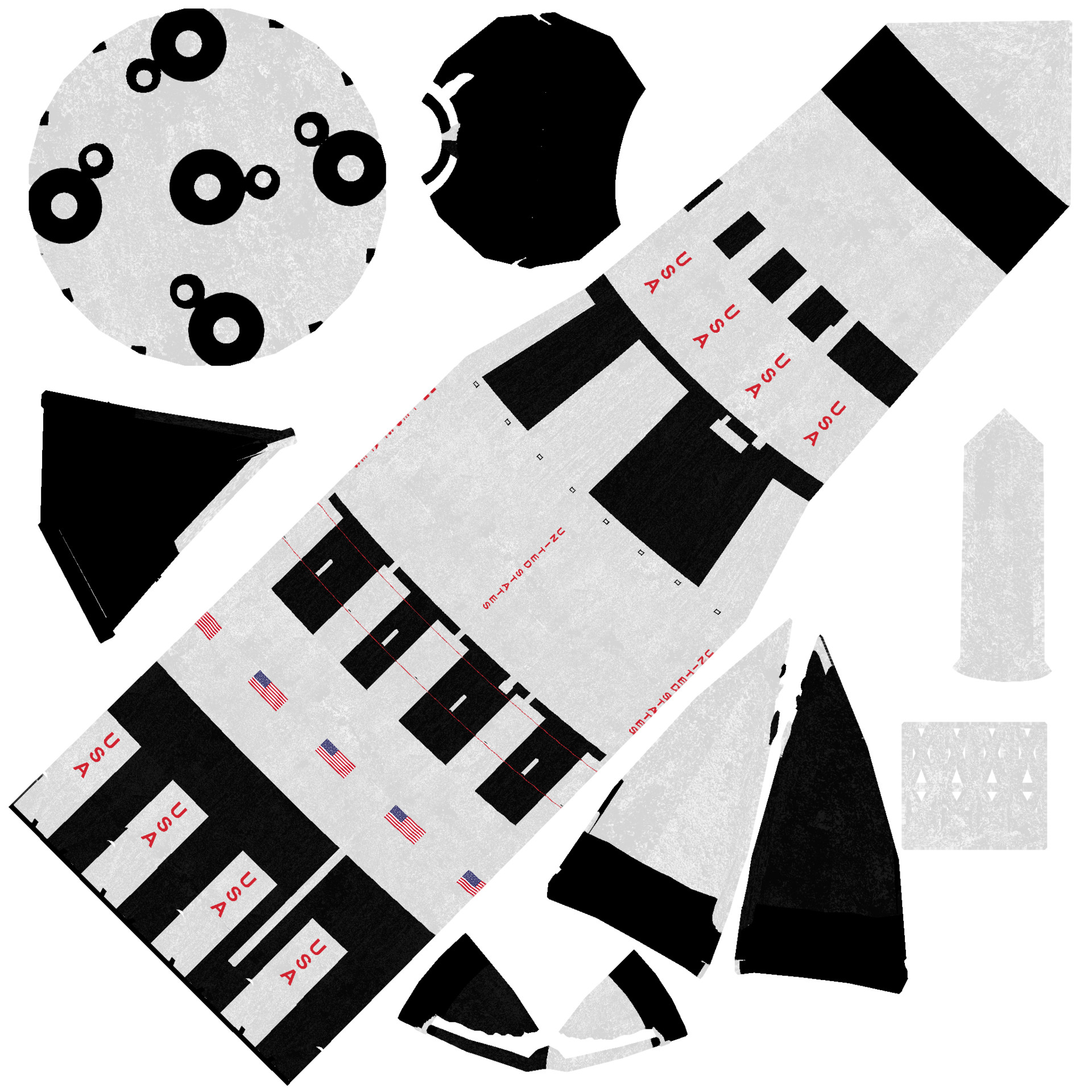 Apollo 11 Papercraft