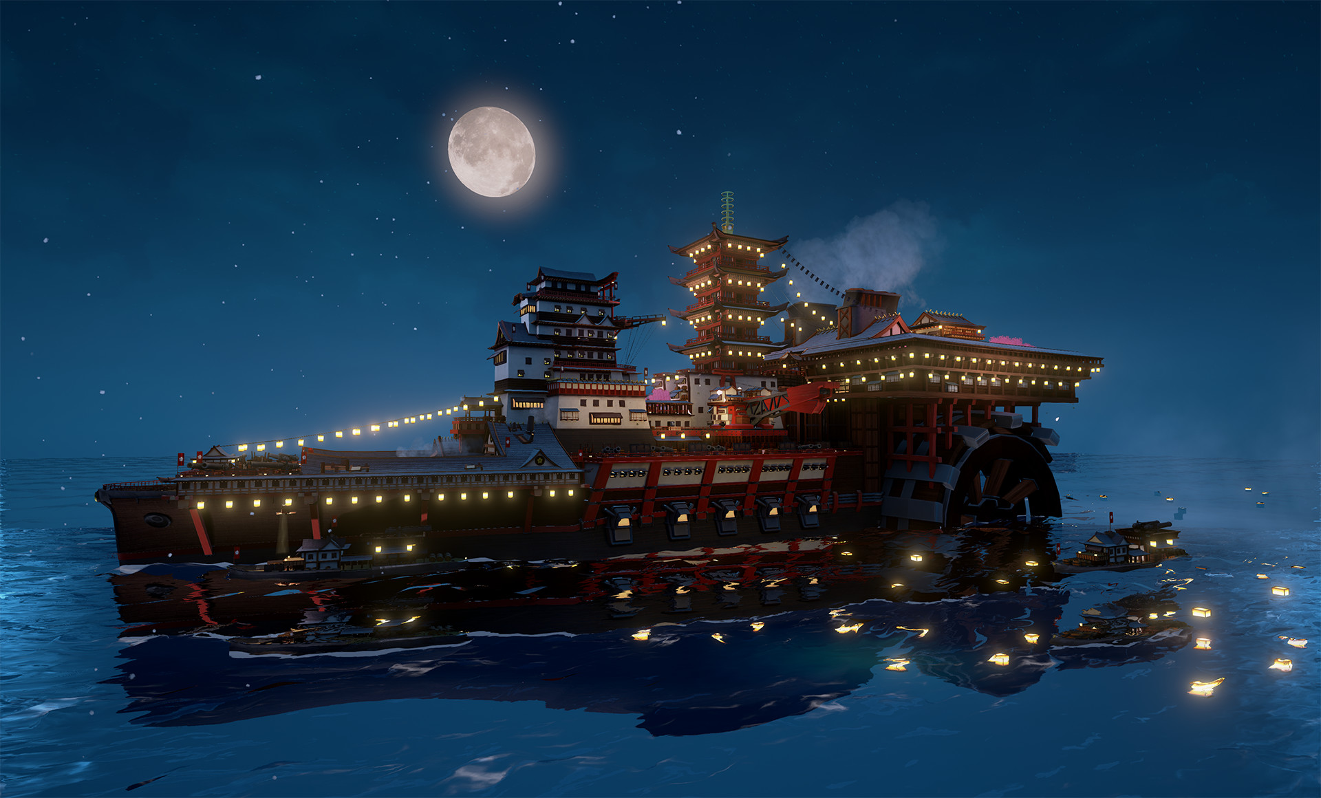 ArtStation - Samurai Ship fortune