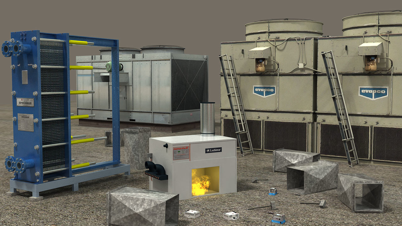 ArtStation - HVAC 3D Modeling/Texturing