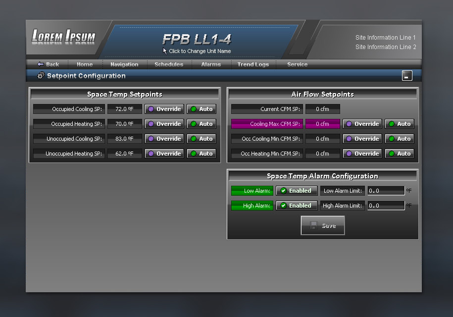 David Flagg - HVAC Graphic Interface Design