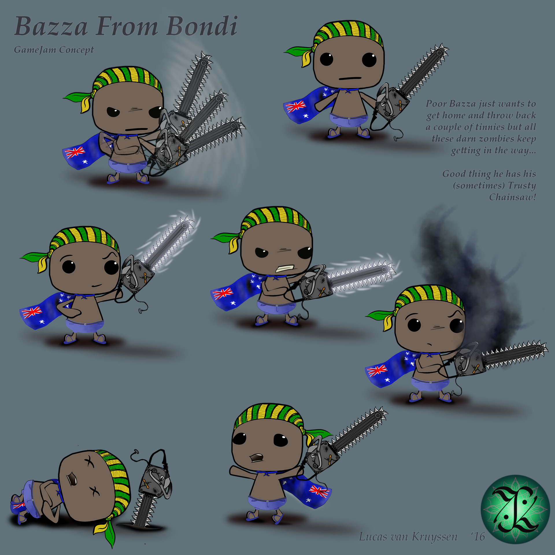 ArtStation - Bazza from Bondi