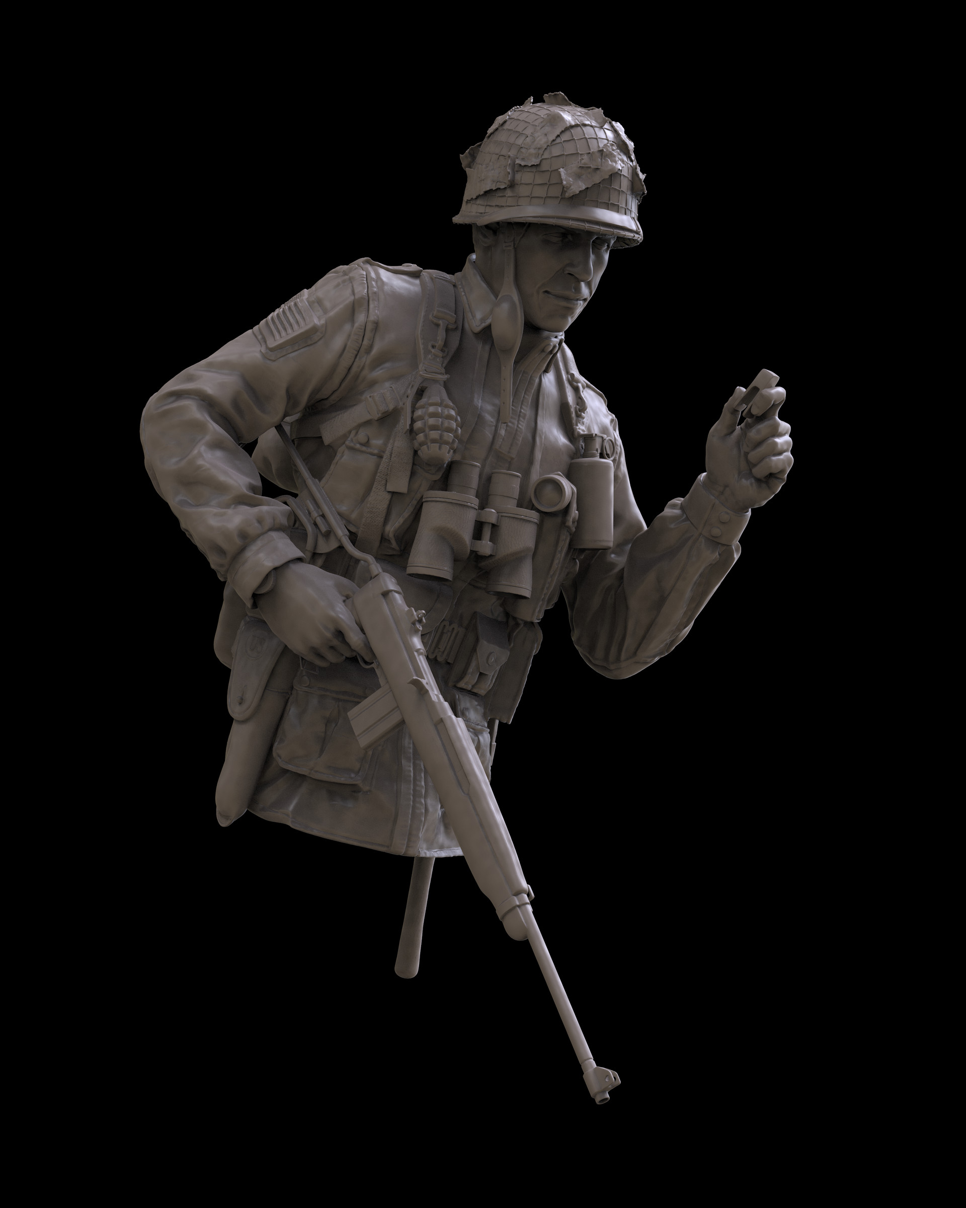 ArtStation - Military Bust 1 - Vandervoort