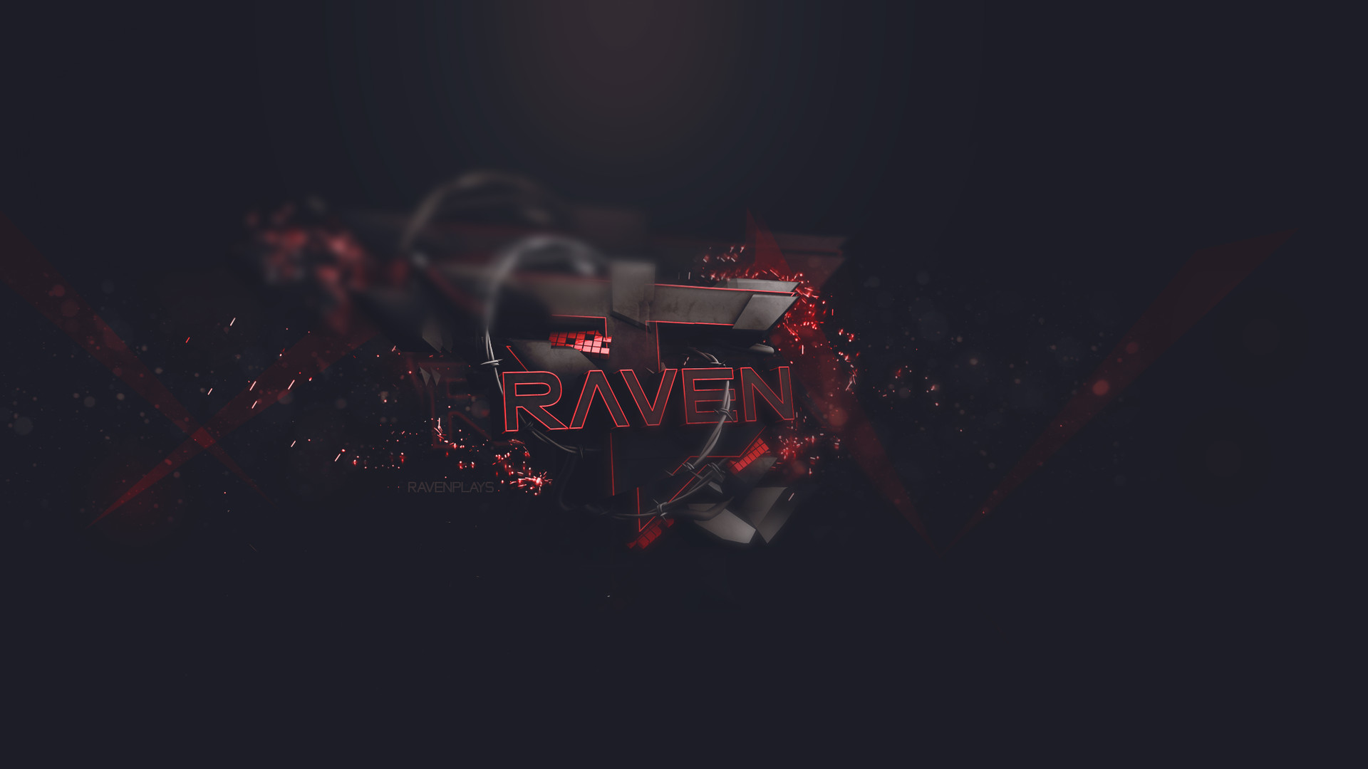 ArtStation - Banner Raven whit Faze Logo