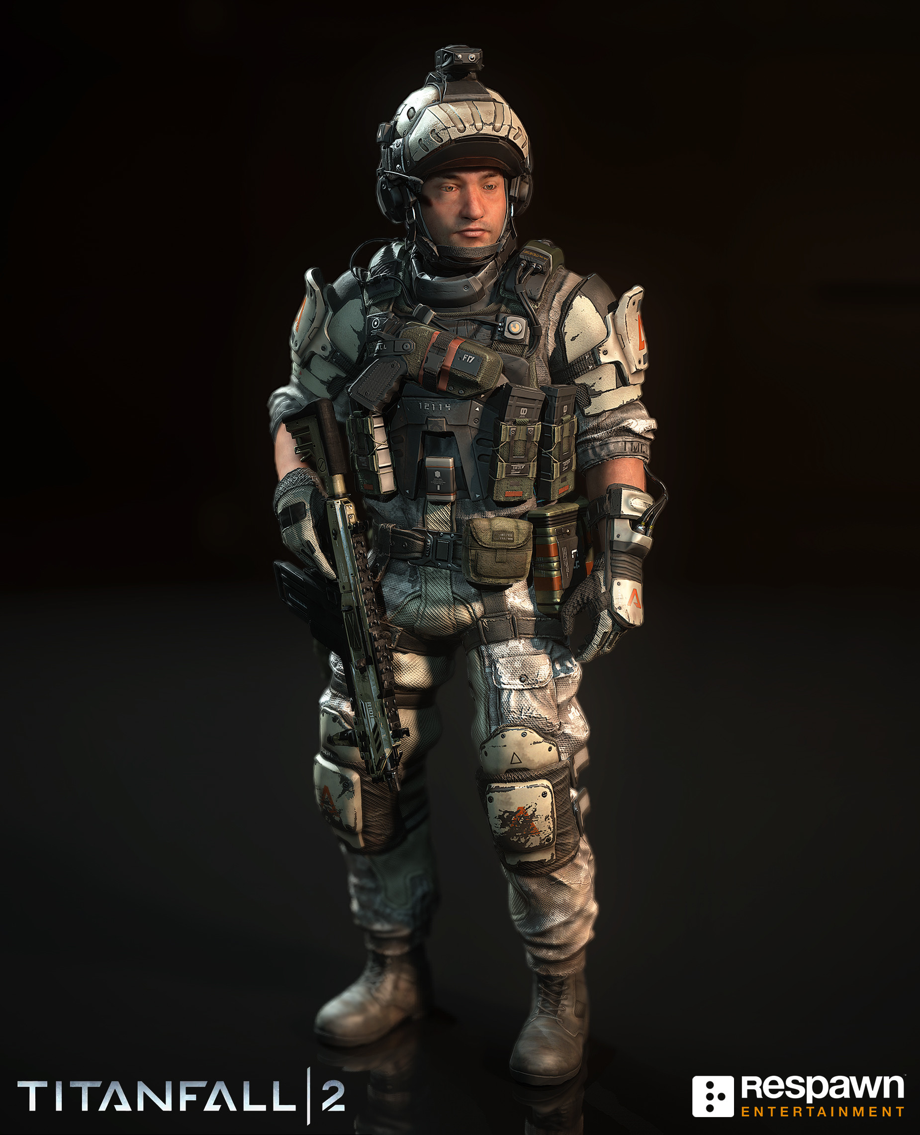 Titanfall Pilot Rifleman Regie Santiago Militia Rifleman Titanfall