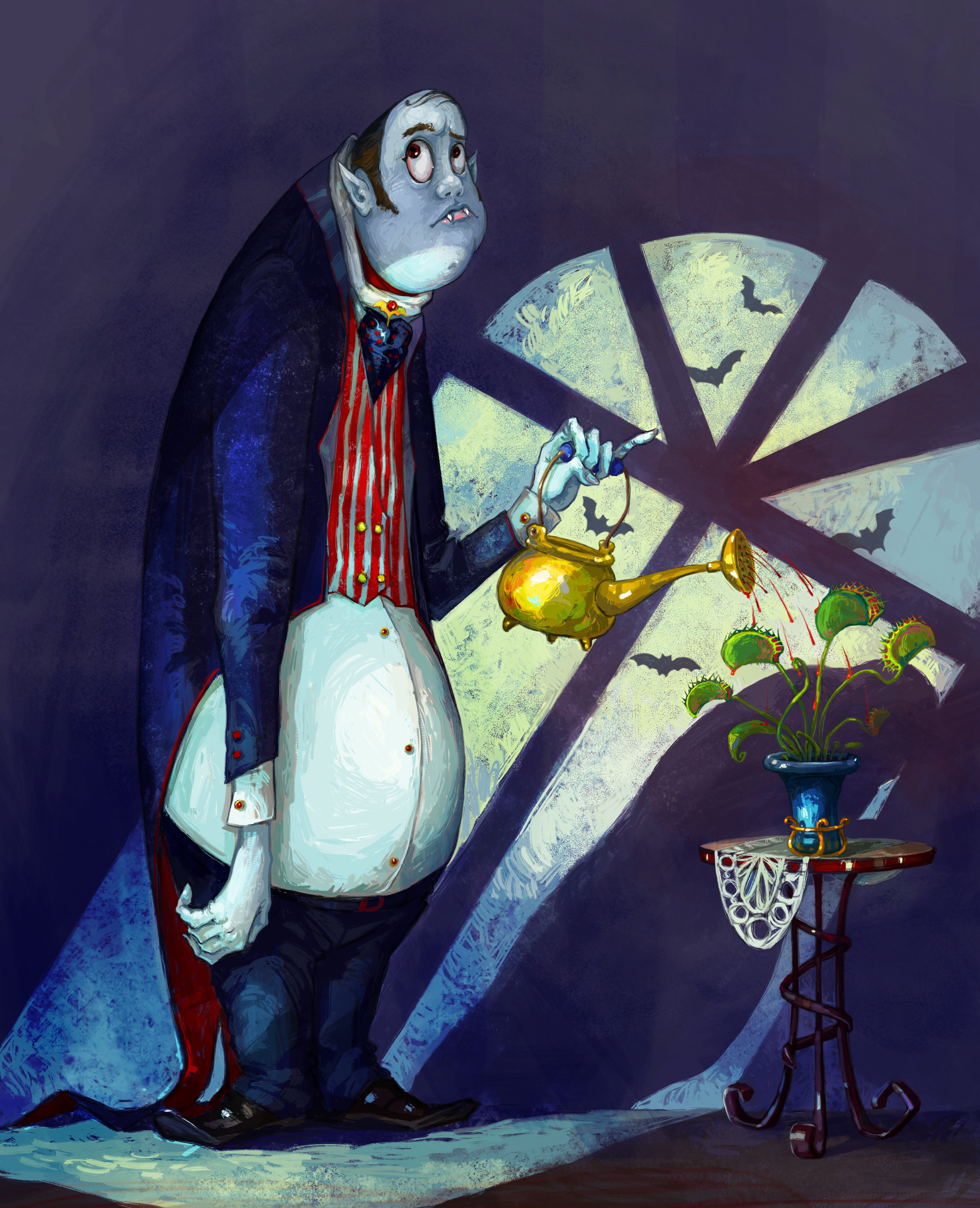 ArtStation - sad vampire