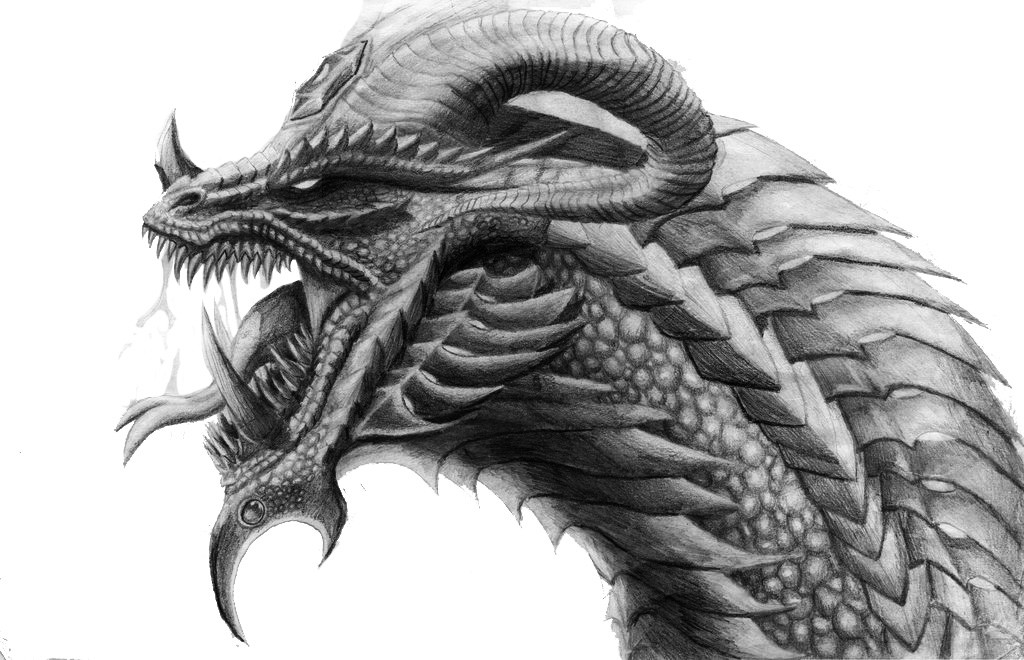 ArtStation - Hell dragon rising