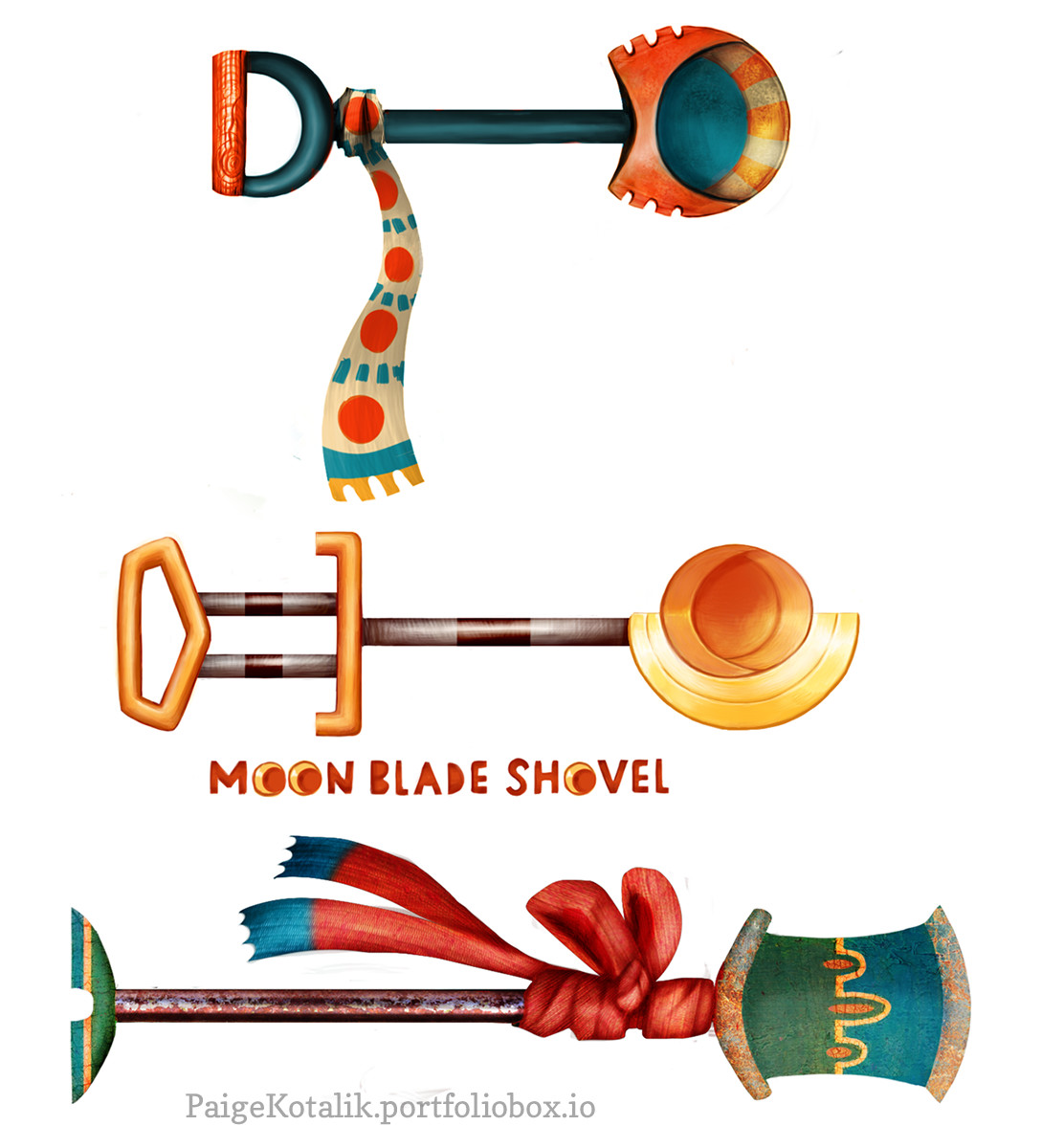 ArtStation - Blade shovel Concepts