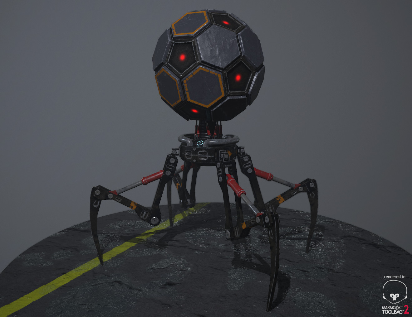 ArtStation - Spider Bomb Bot