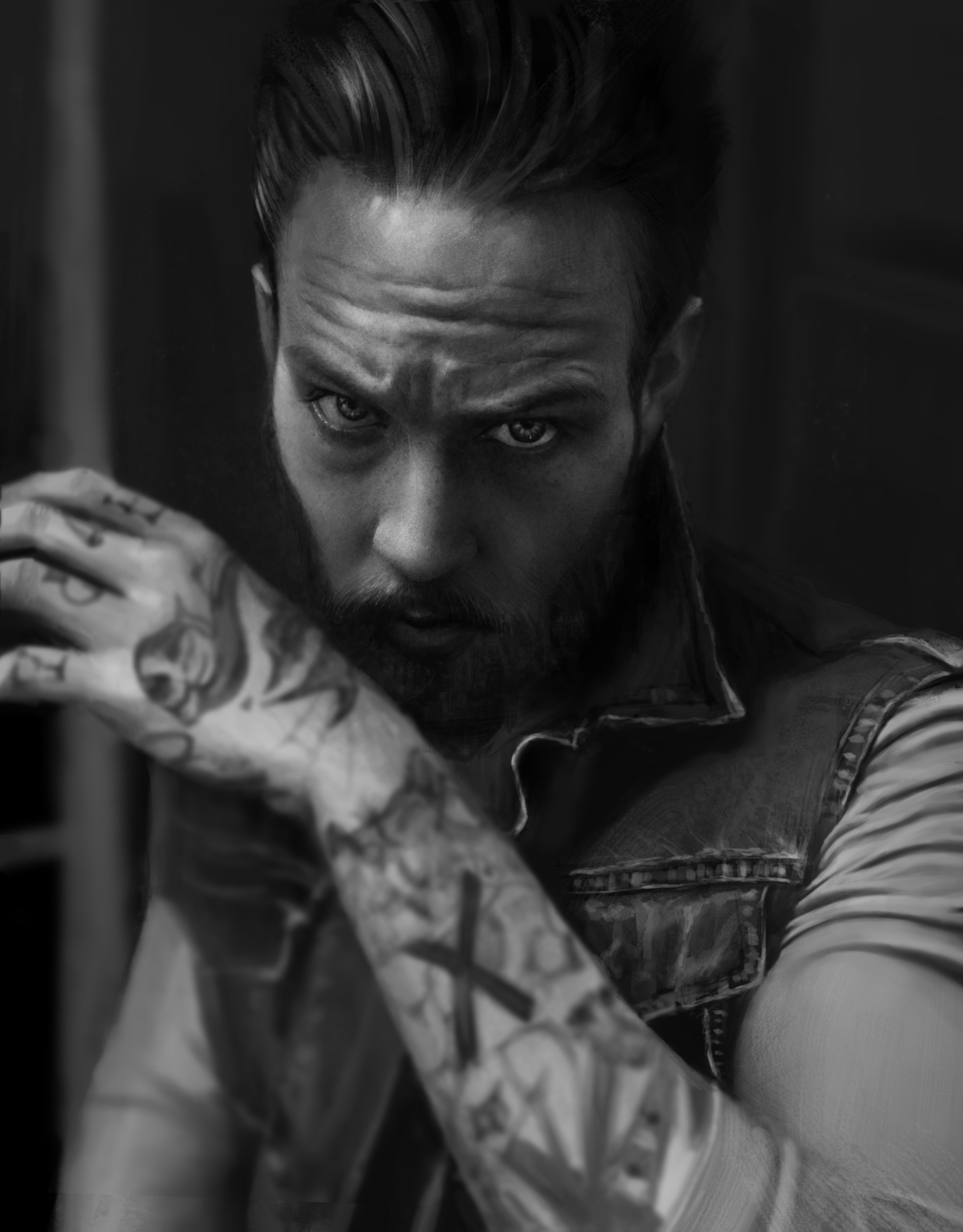 ArtStation - Tattoo man