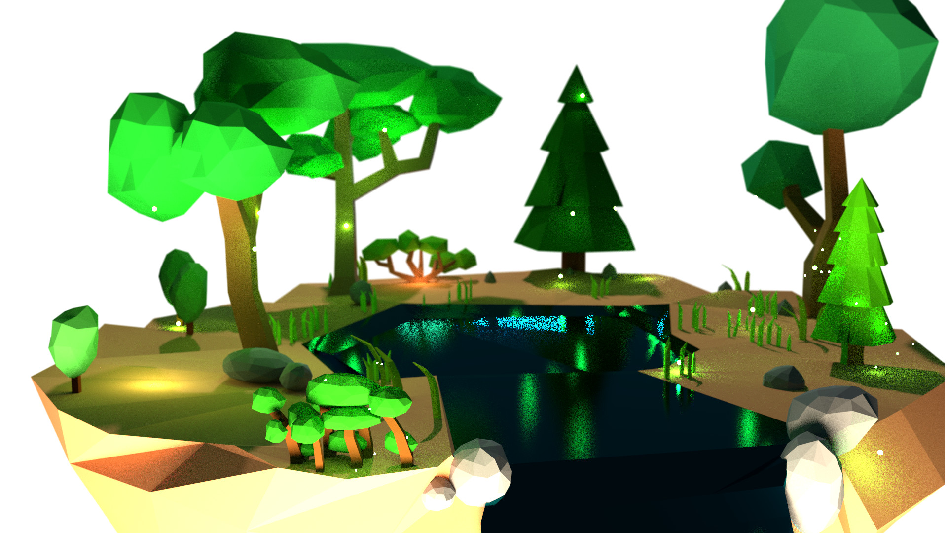 ArtStation - Low Poly Island