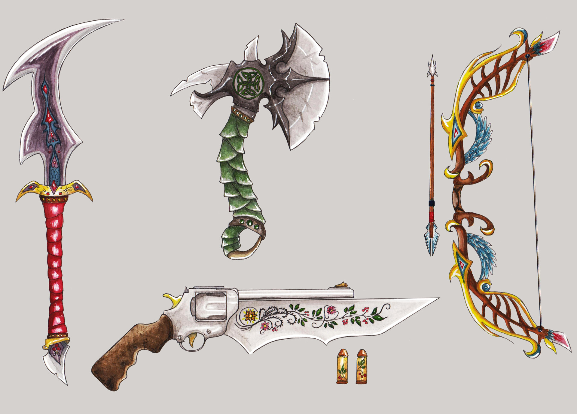 ArtStation - Weapon Designs