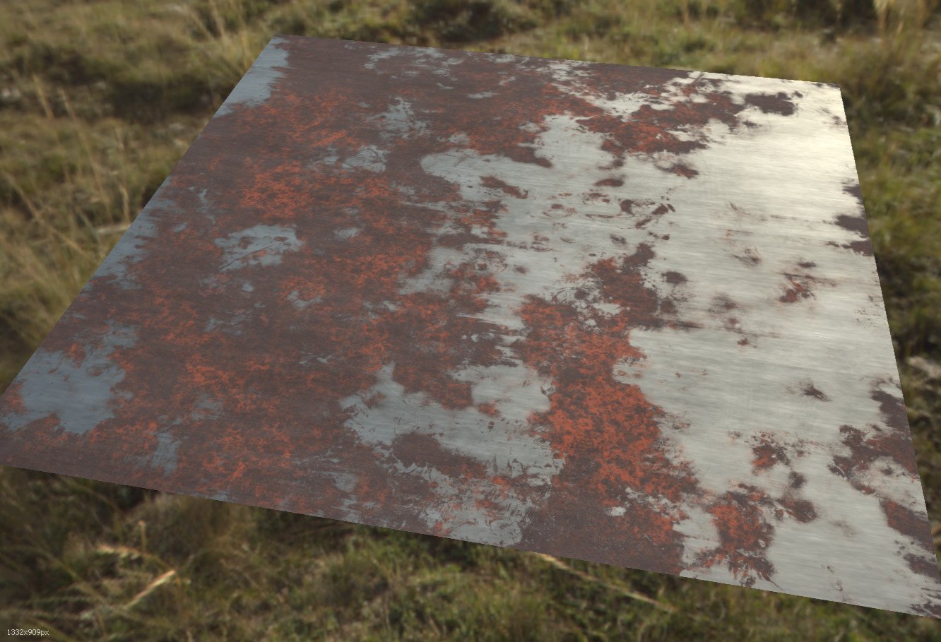 Randall Lowe - Rusted Steel Material