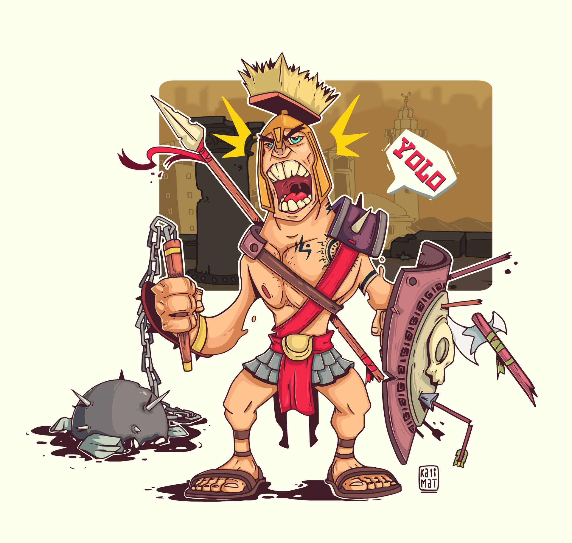 ArtStation - Gladiator (Character Design Challenge)