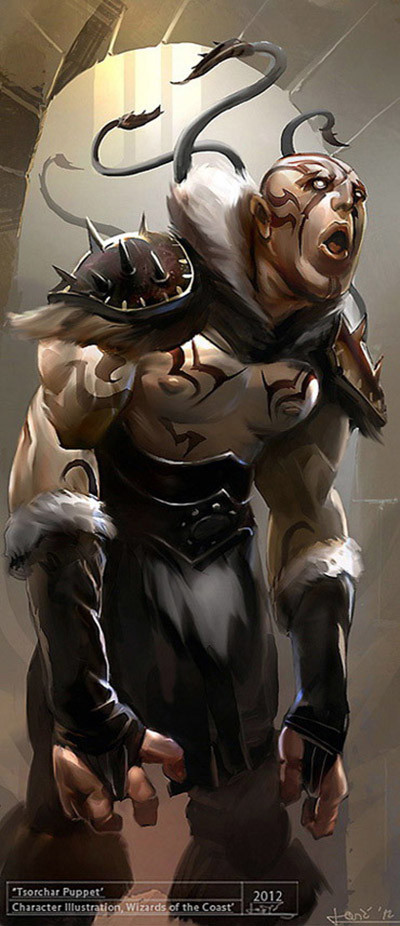 ArtStation - Tsochar Puppet, D&D, 2010.