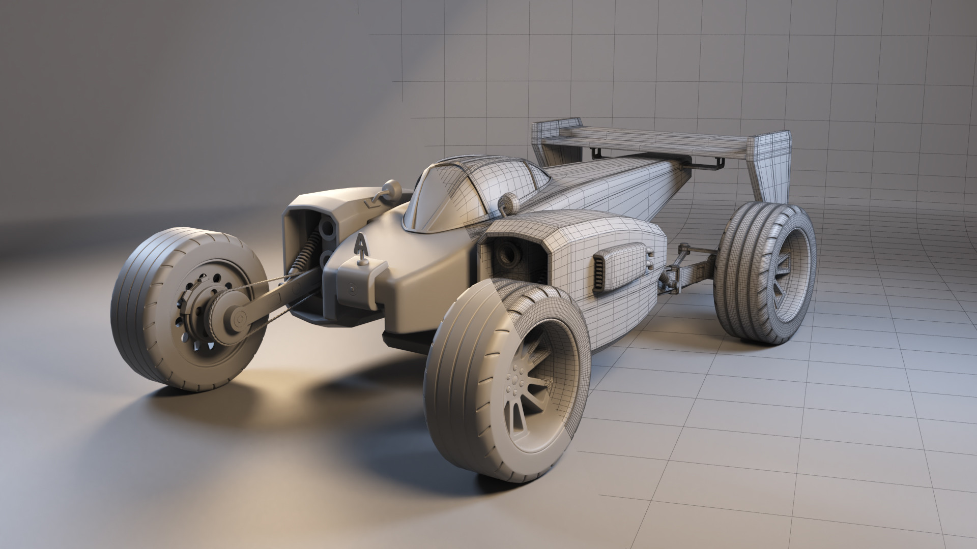 ArtStation - race car model
