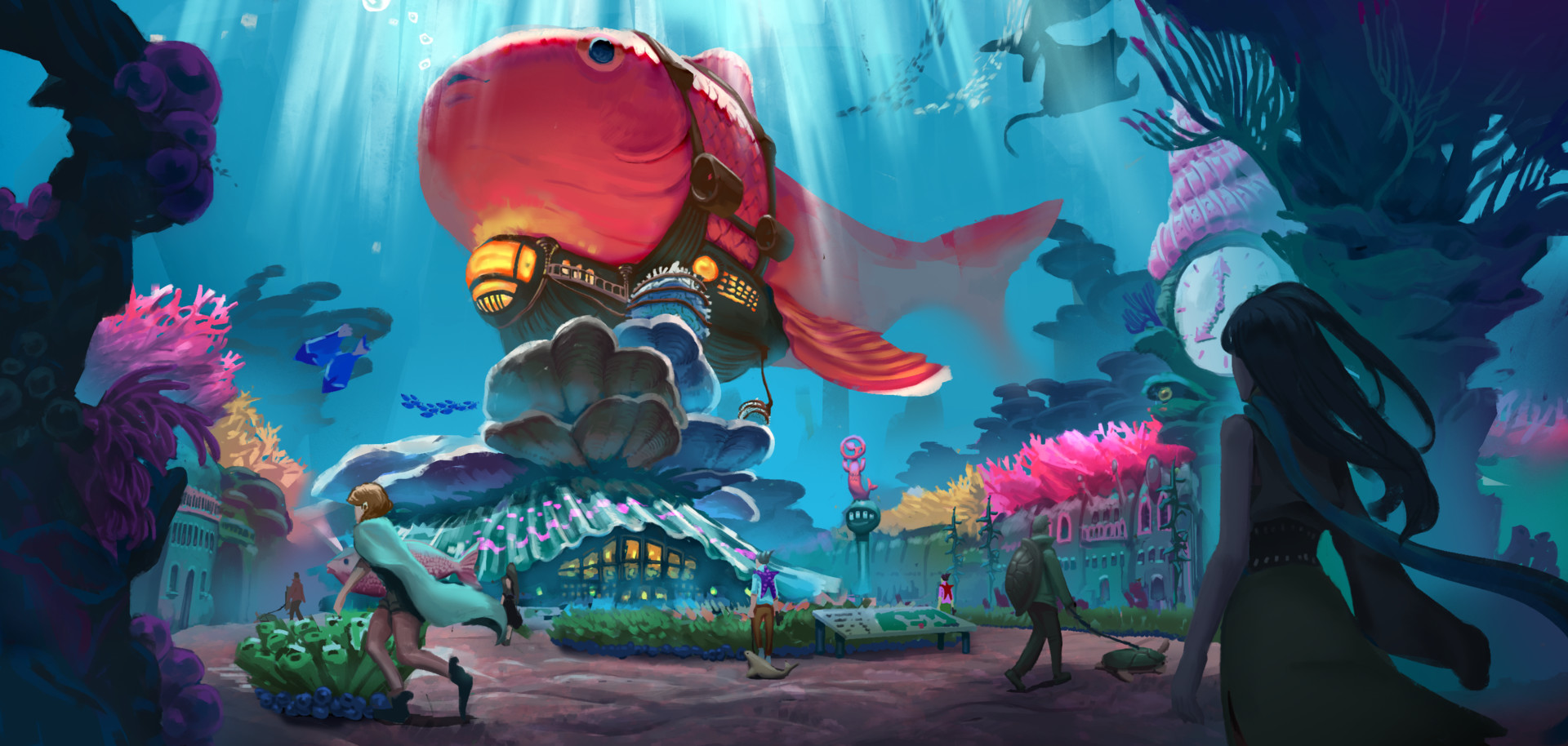 ArtStation - Underwater Transfer Hub