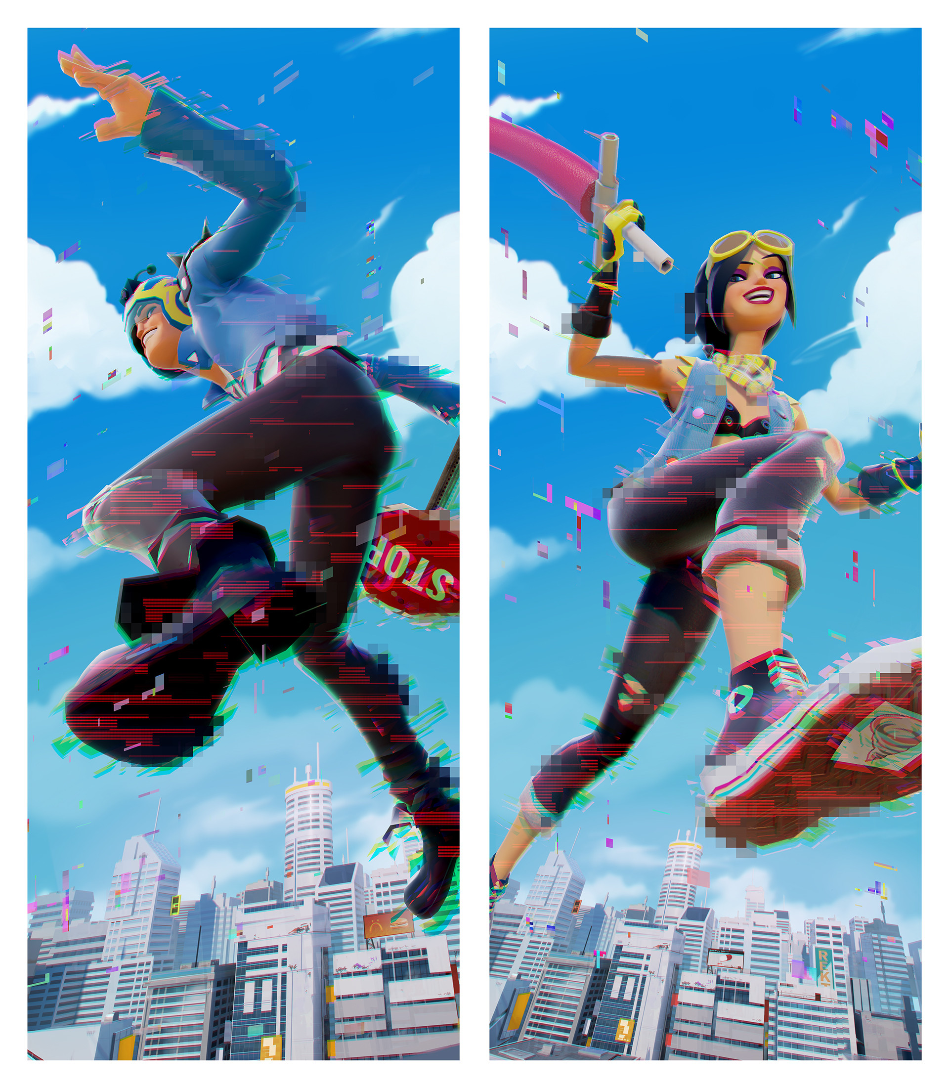 ArtStation - Streamline, Vertical Banners PAX 2016