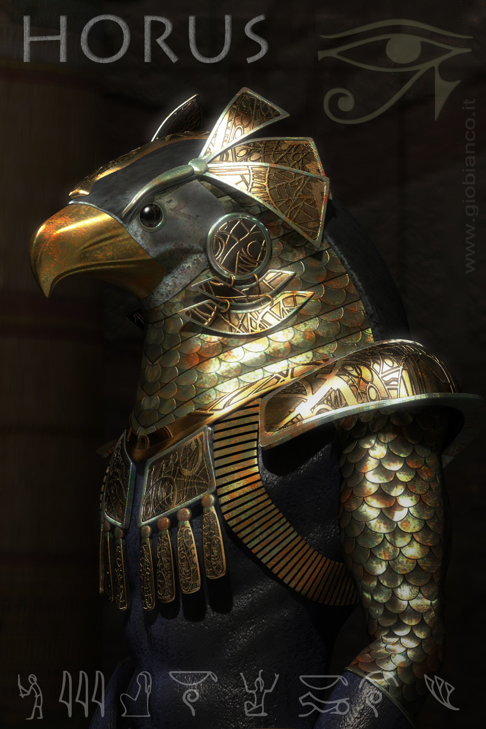 ArtStation - HORUS and ANUBIS