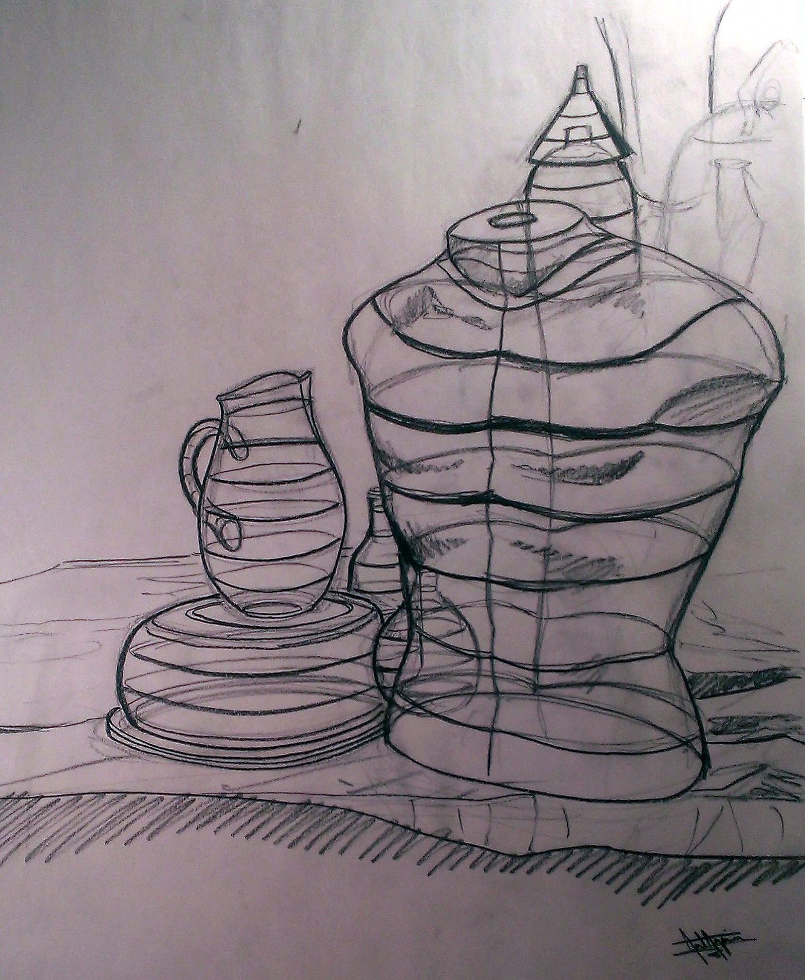 ArtStation - 2014 Beginning Drawing - Citrus College 02