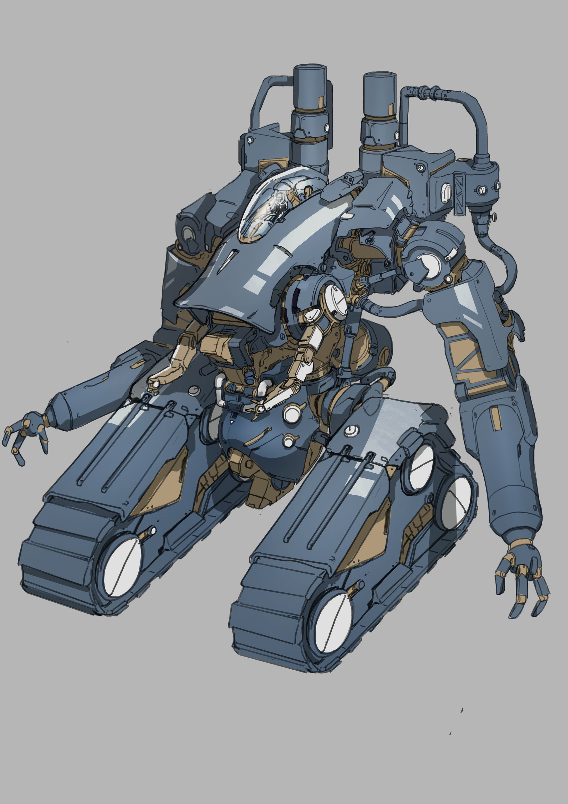 ArtStation - mecha practice1