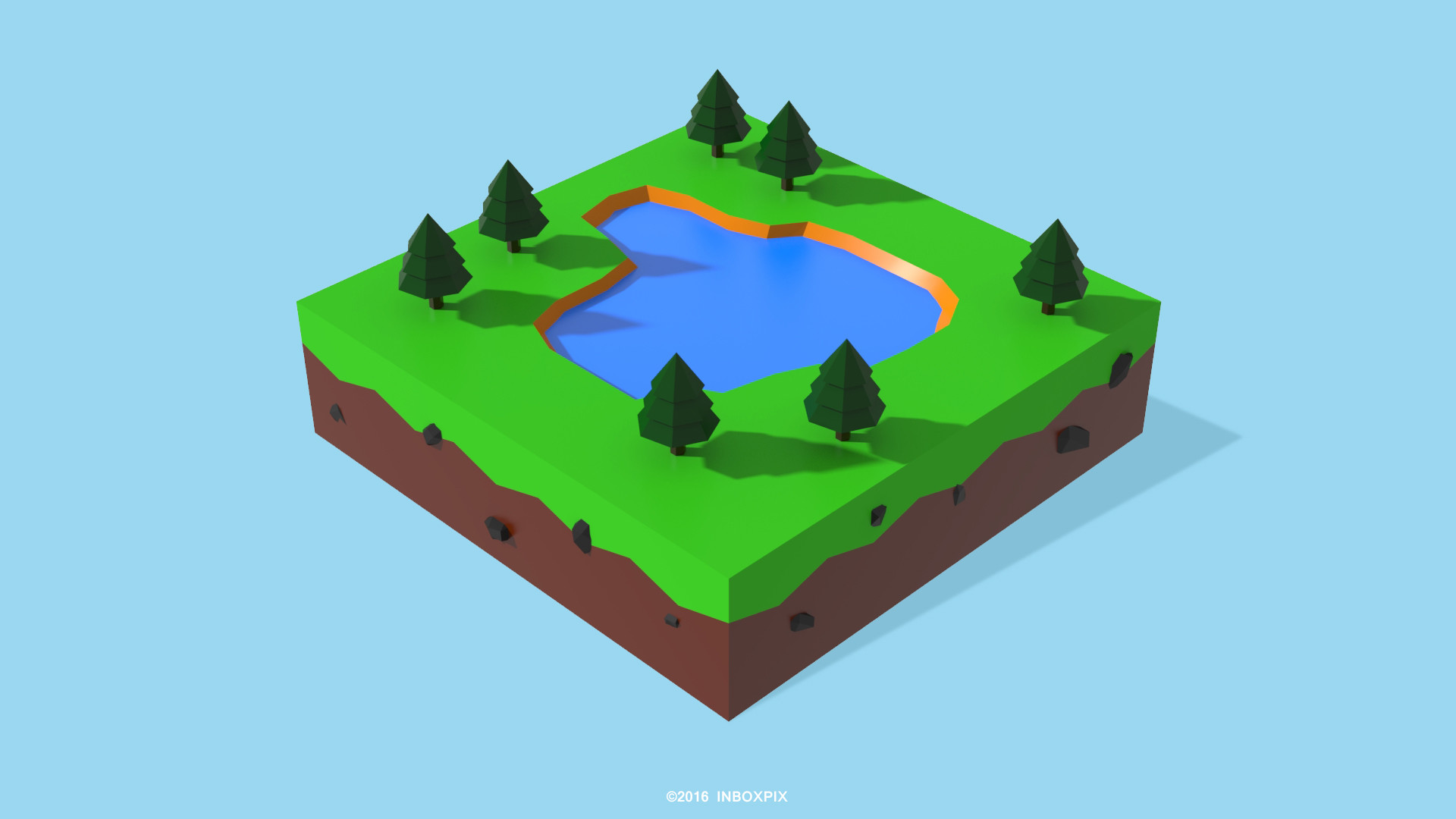 ArtStation - Low Poly Isometric