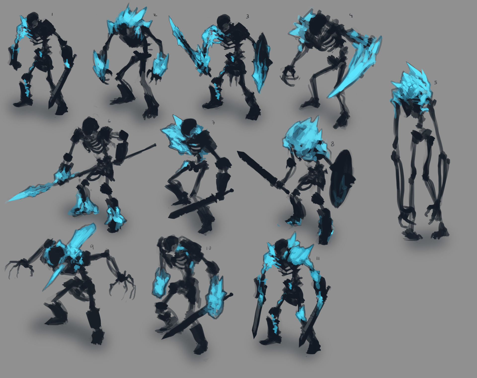 Diana Franco - Frozen Maze - Ice Skeleton warrior