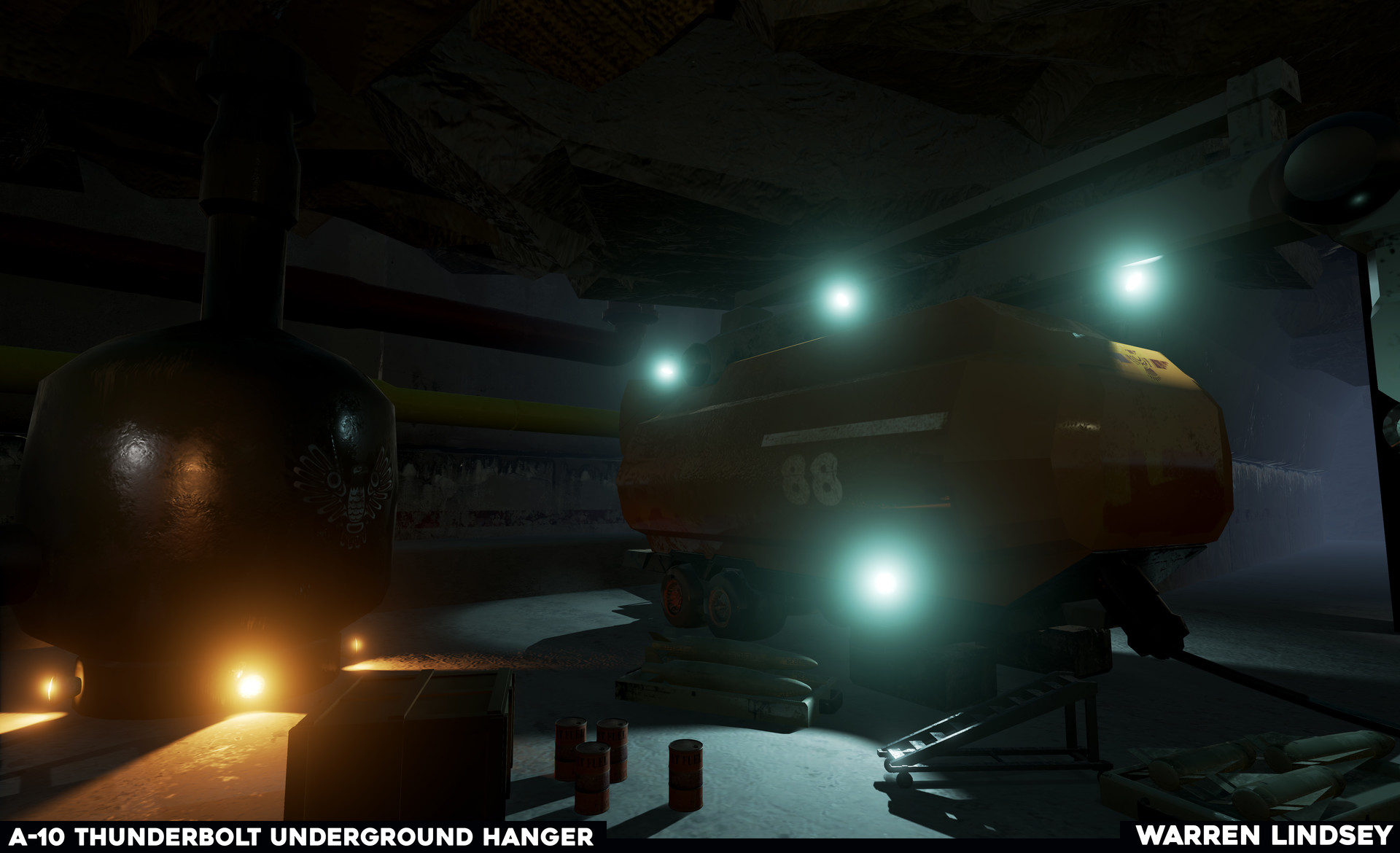 Warren Lindsey - Underground Aircraft Hanger