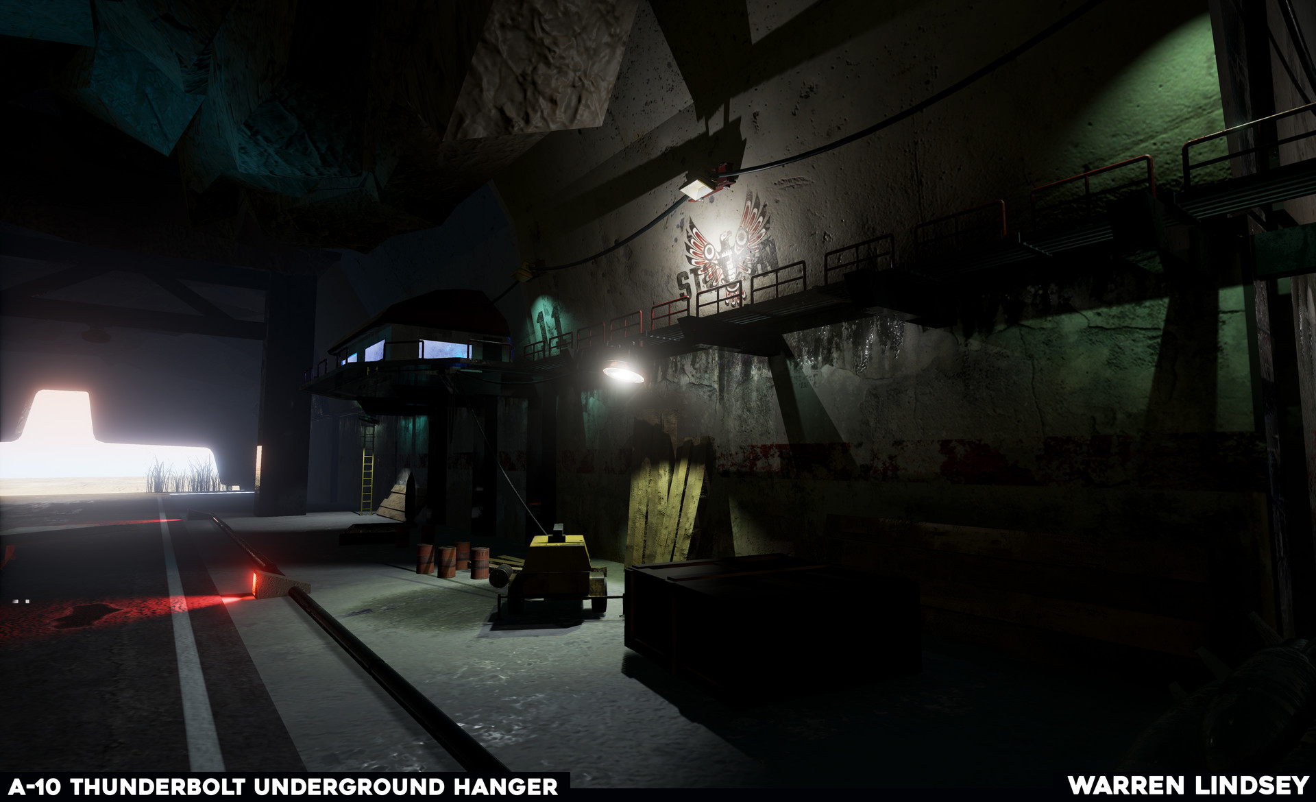 Warren Lindsey - Underground Aircraft Hanger