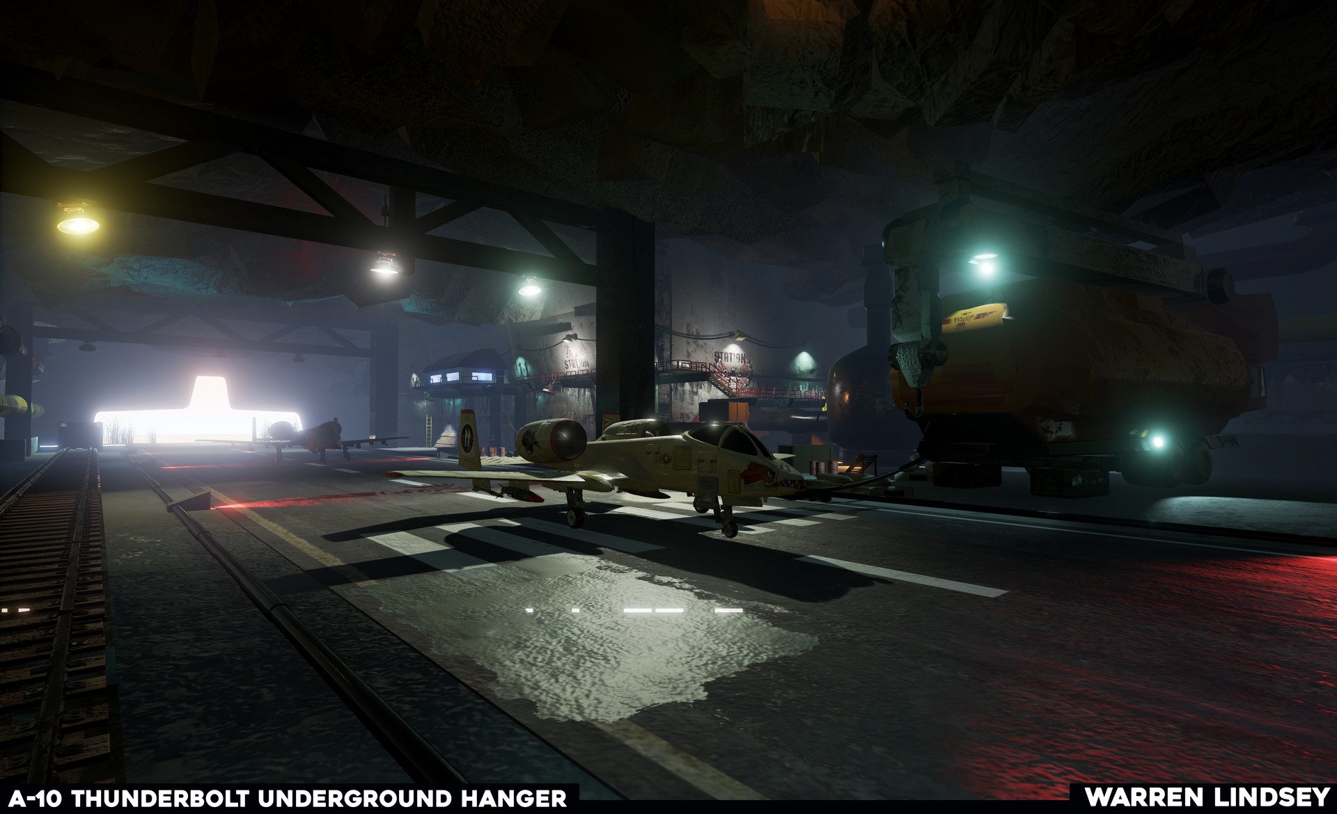 Warren Lindsey - Underground Aircraft Hanger