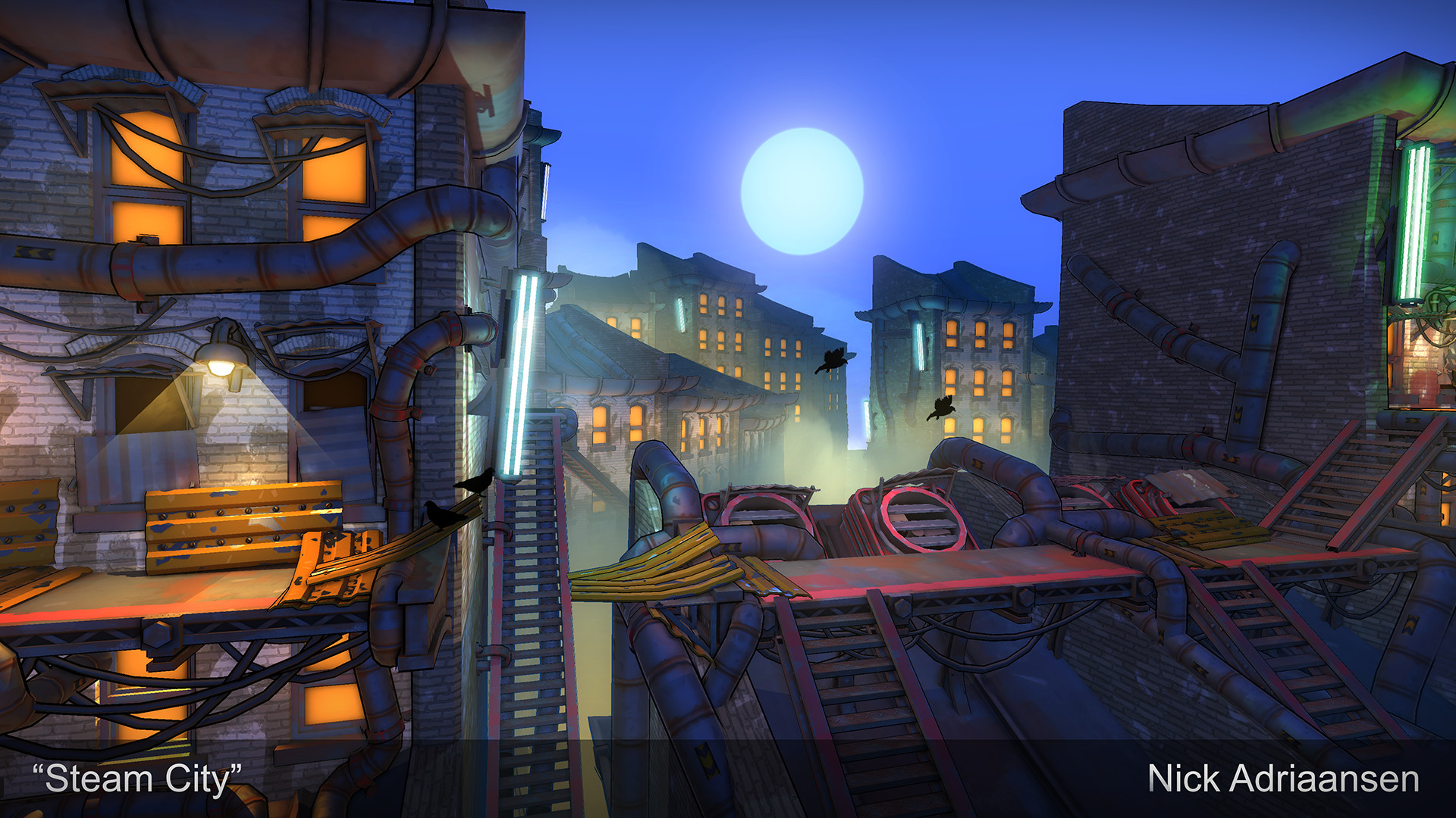 ArtStation - Steam Town