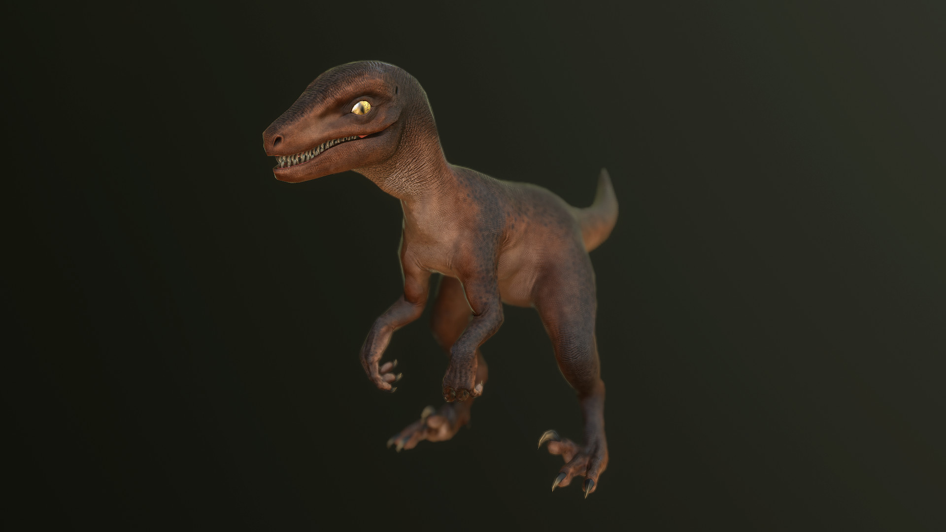 ArtStation - Velociraptor for mobile game