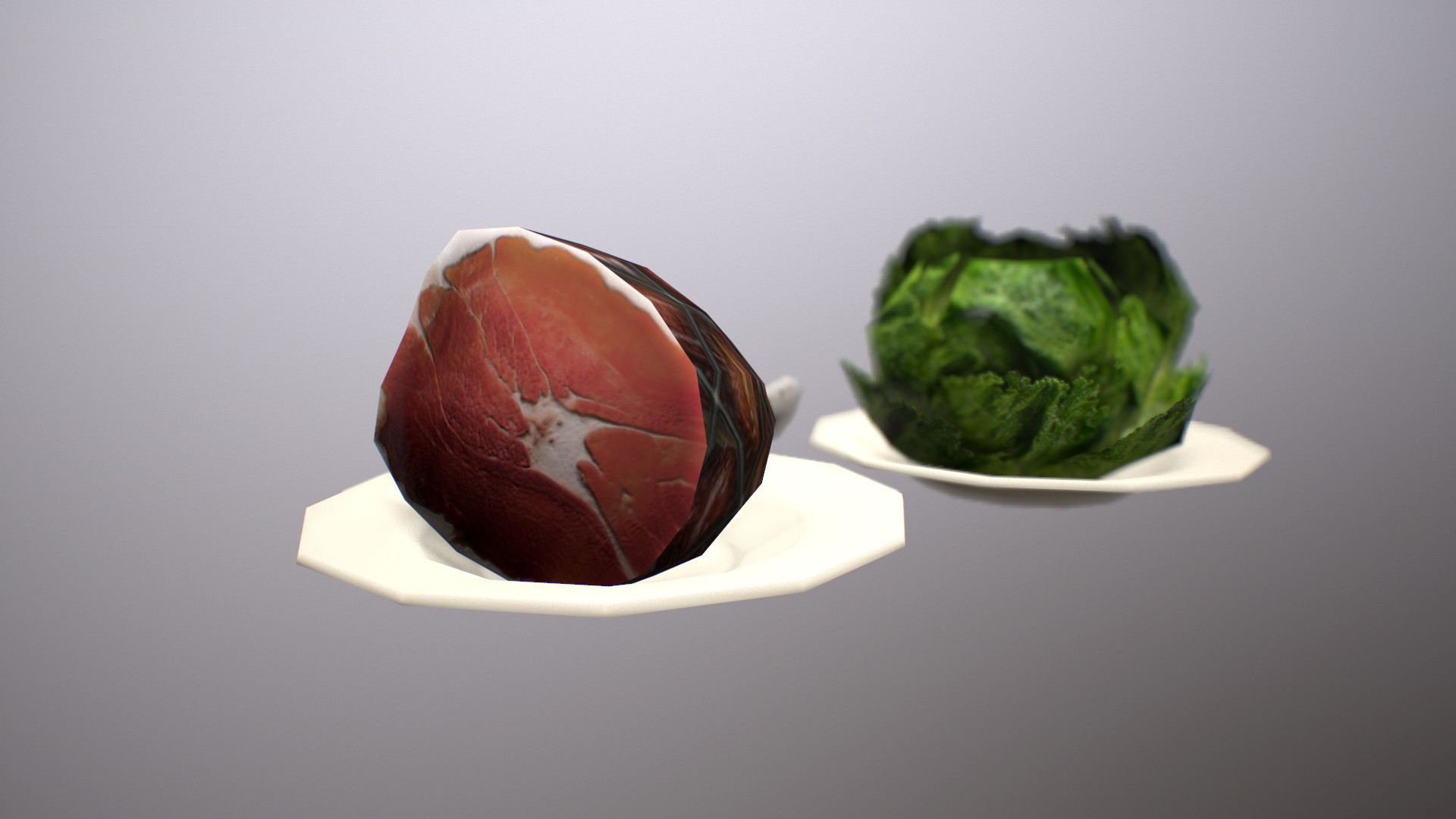ArtStation - Cabbage and Ham