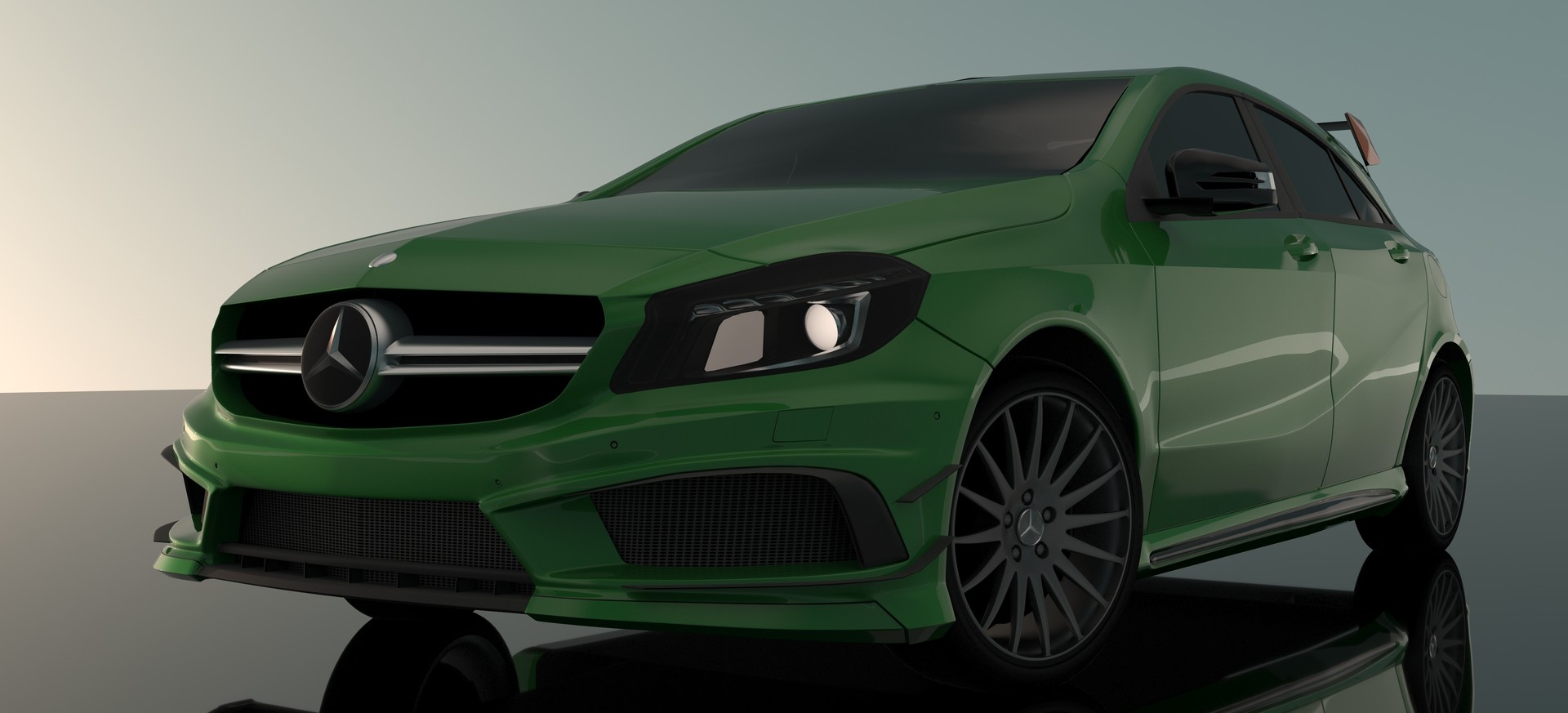 ArtStation - Mercedes A 45 AMG