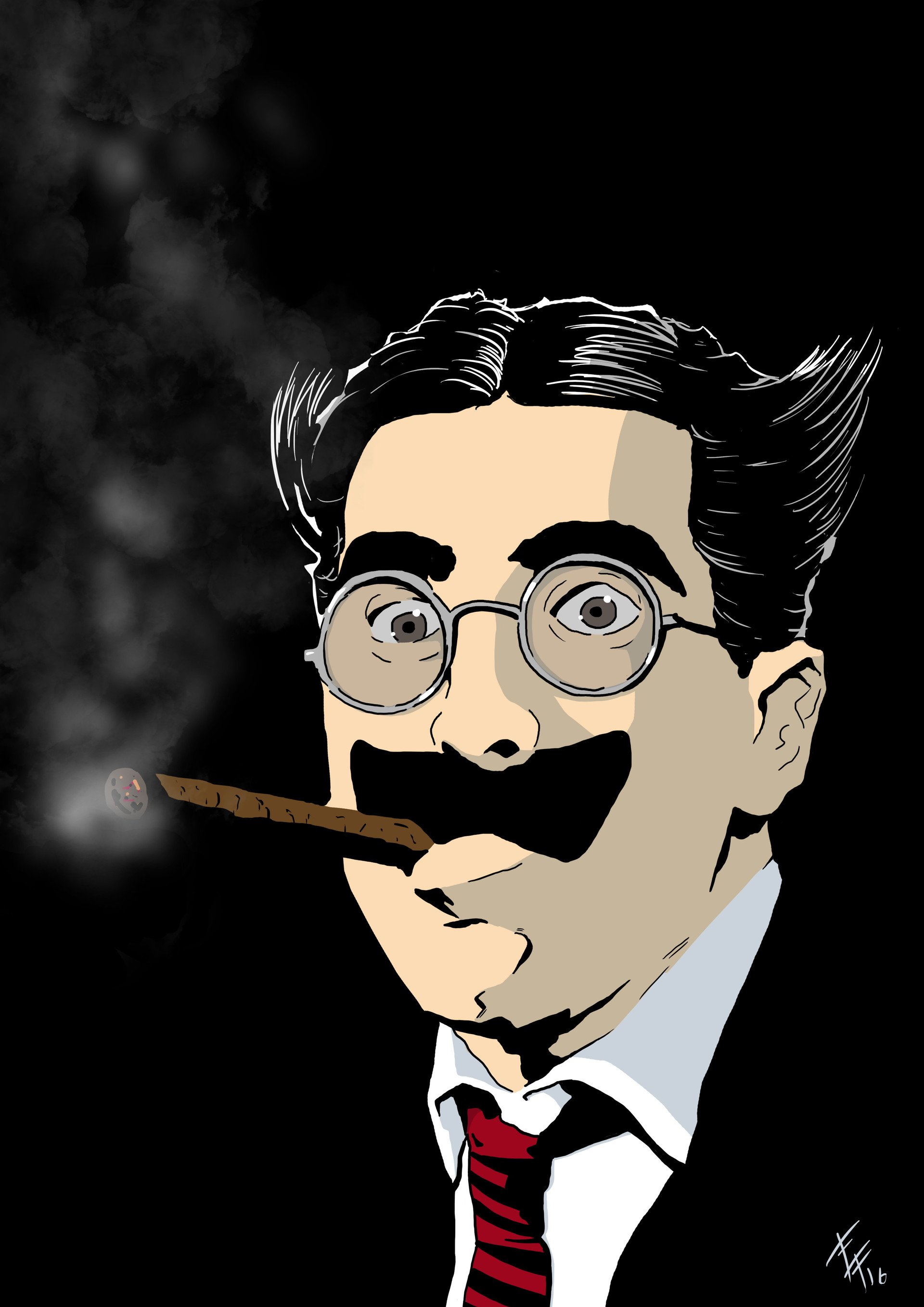 ArtStation - Groucho (Dylan Dog Artwork)