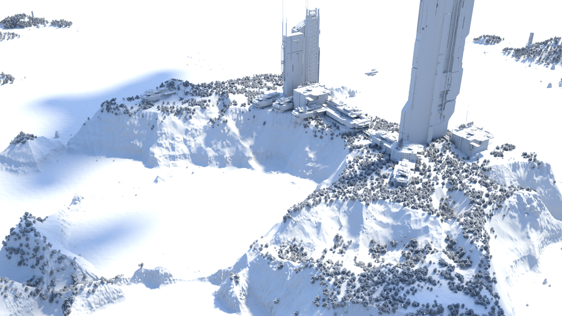 Saul Espinosa - Redshift Render - 3D Matte Painting