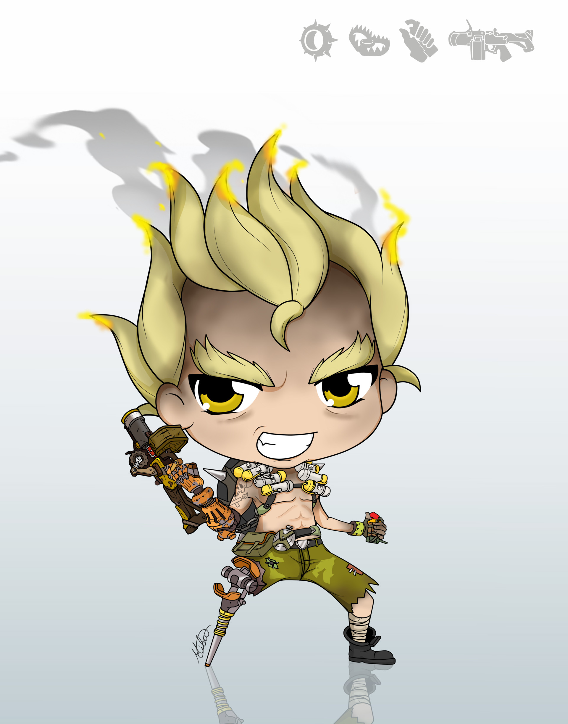 junk warrior chibi