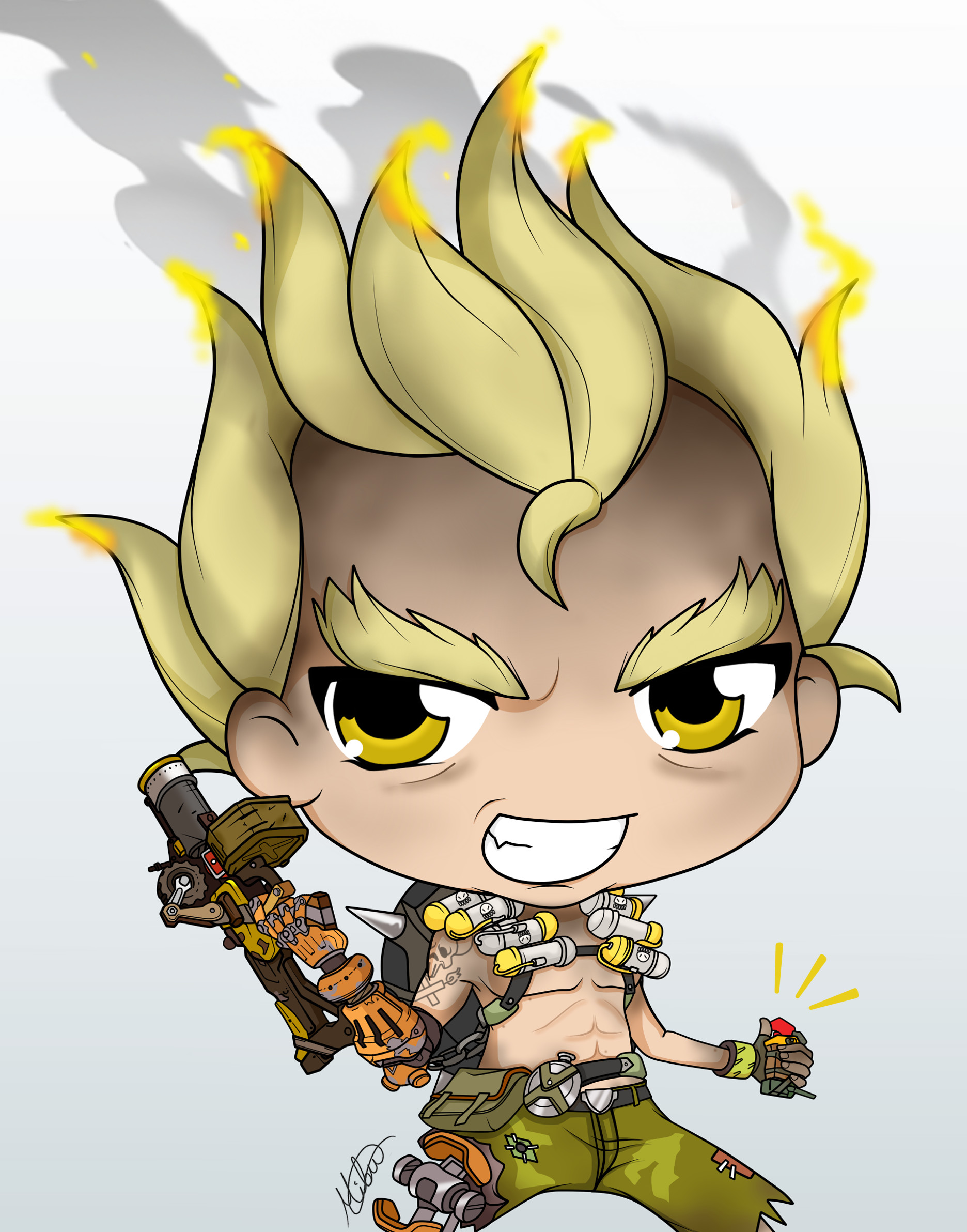 Mibu No Ookami - Overwatch - JUNKRAT
