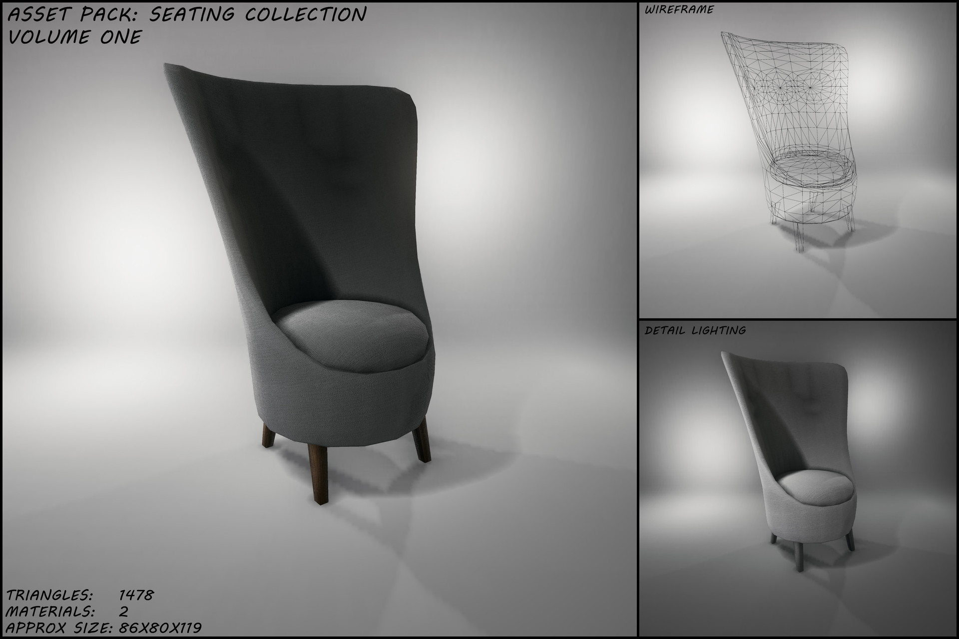 Jamie Murphy - Asset Pack Seating Collection Volume One