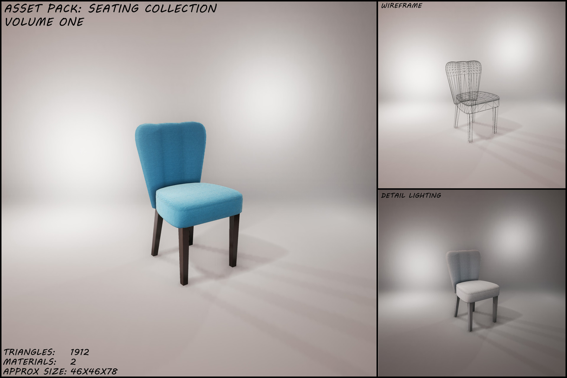 Jamie Murphy - Asset Pack Seating Collection Volume One