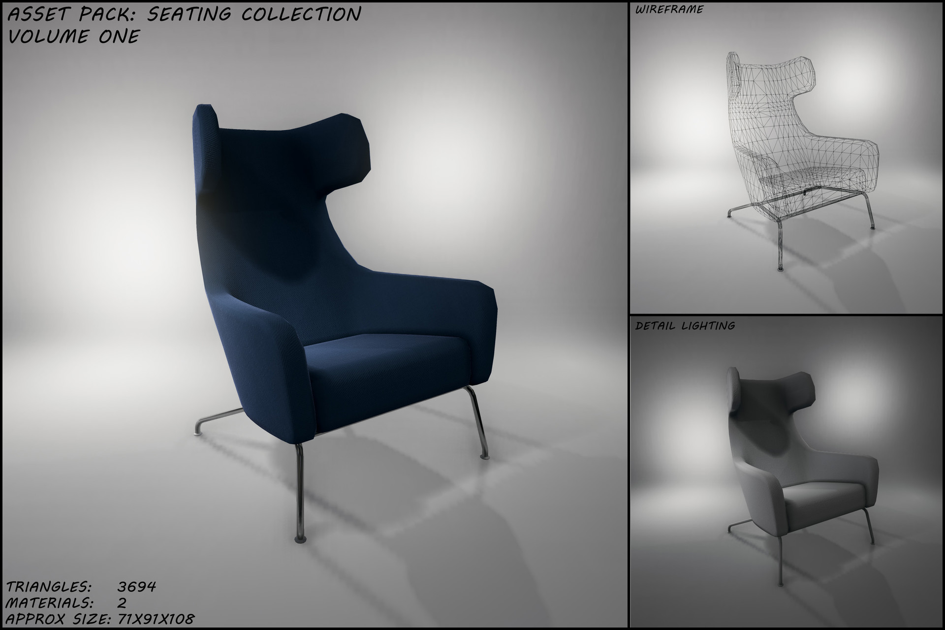 Jamie Murphy - Asset Pack Seating Collection Volume One