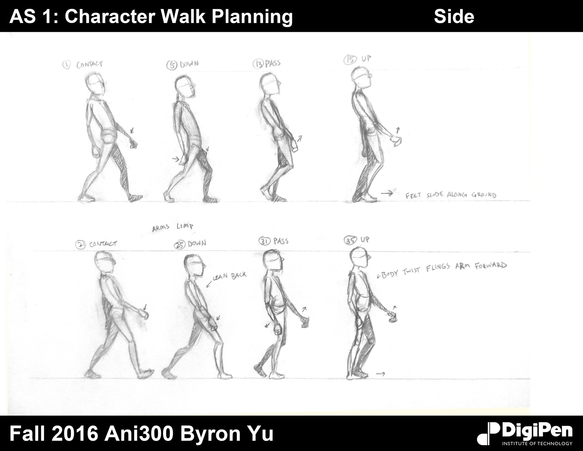 Baiyuu - Walk Animation
