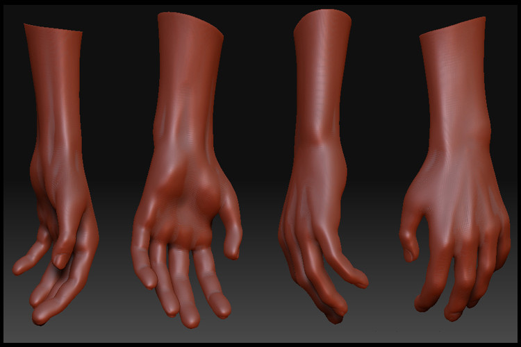 ArtStation - Sculpted hand